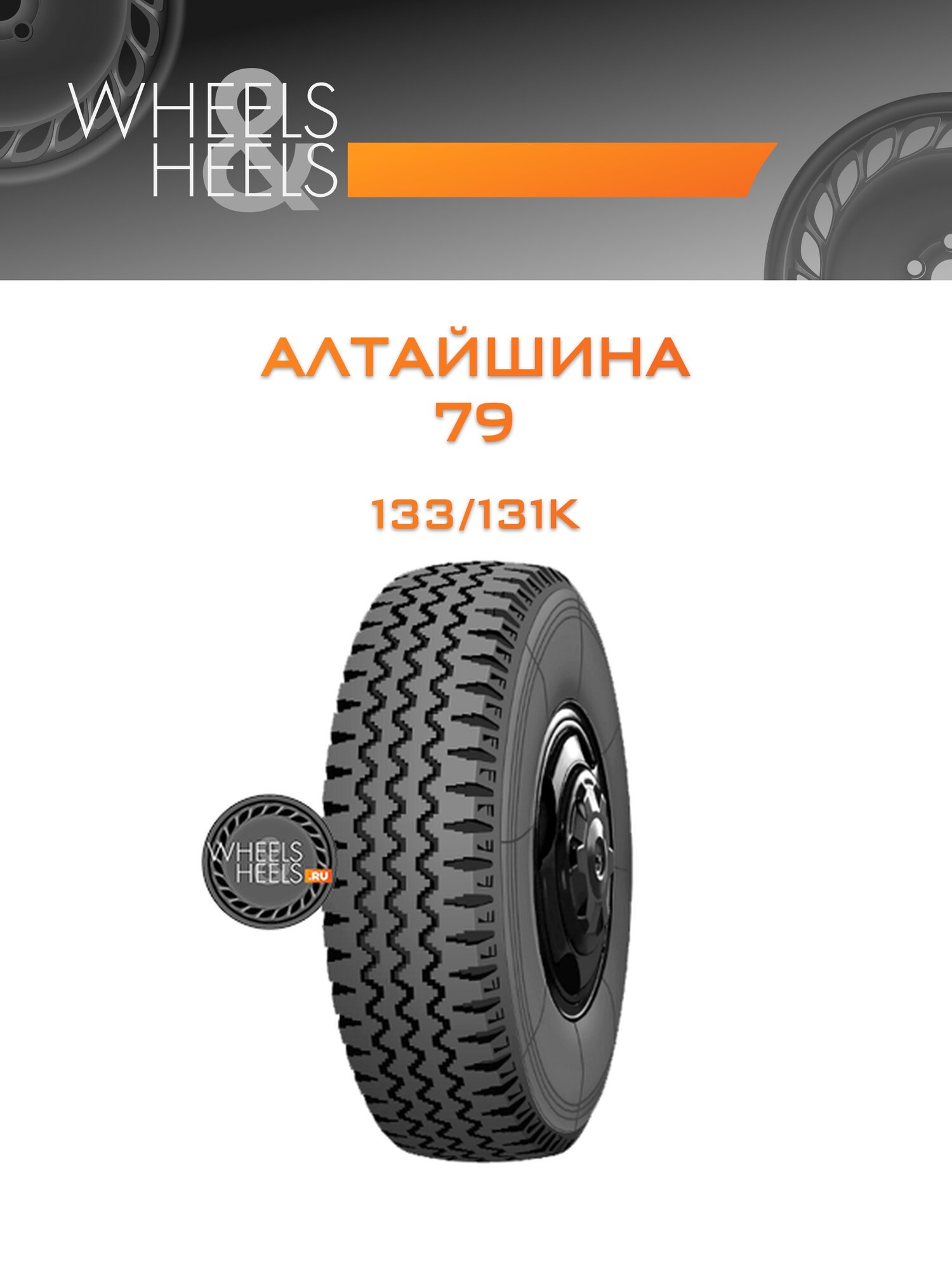Шина автомобильная Алтайшина 79 8.25/0 R20 133/131K ALLSEASON, всесезонная, универсальная