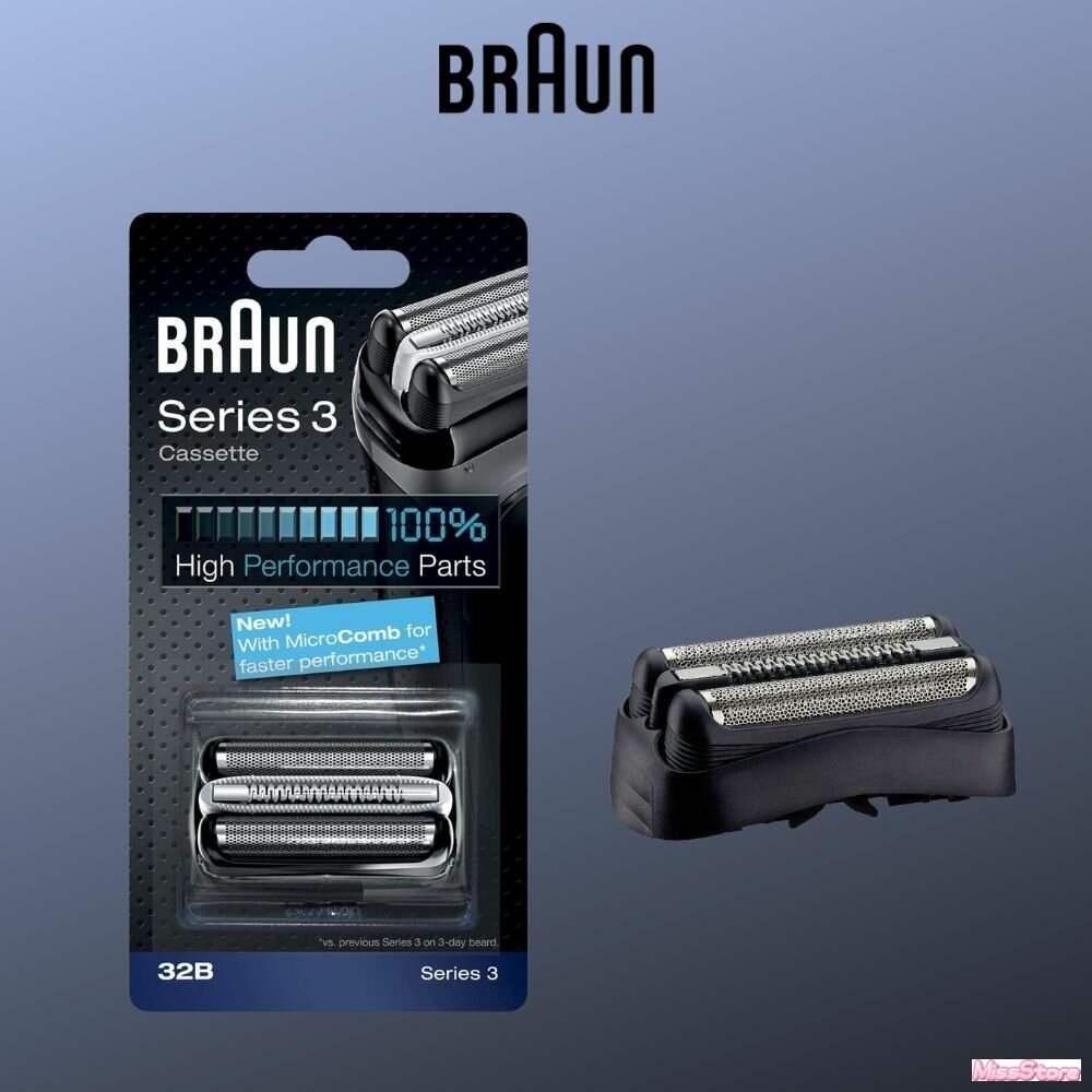 Сетка и режущий блок 32B для электробритв Braun Series 3,1 шт.