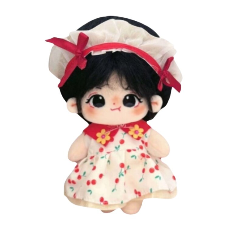 Куклы унисекс AIQING CAOZHILIAN, 20CM EU, Difficult to Please+Red Cherry Skirt Clothing (Includes Bowknot Hair Band)