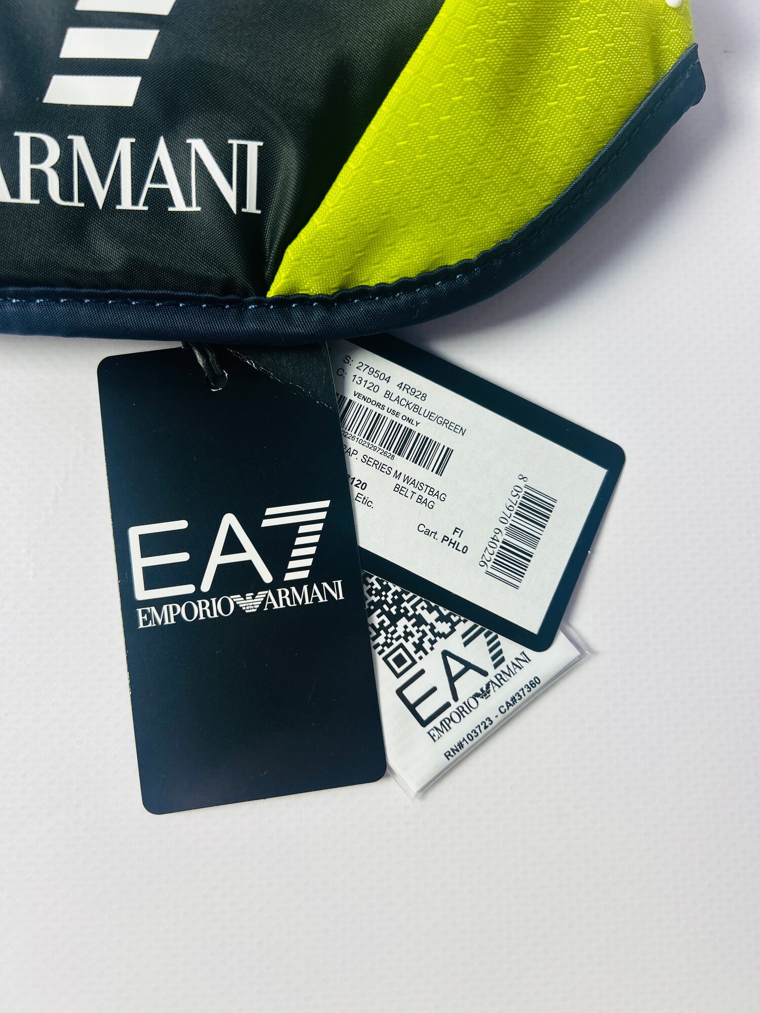 Сумка поясная EA7 EMPORIO ARMANI, green — фото 1