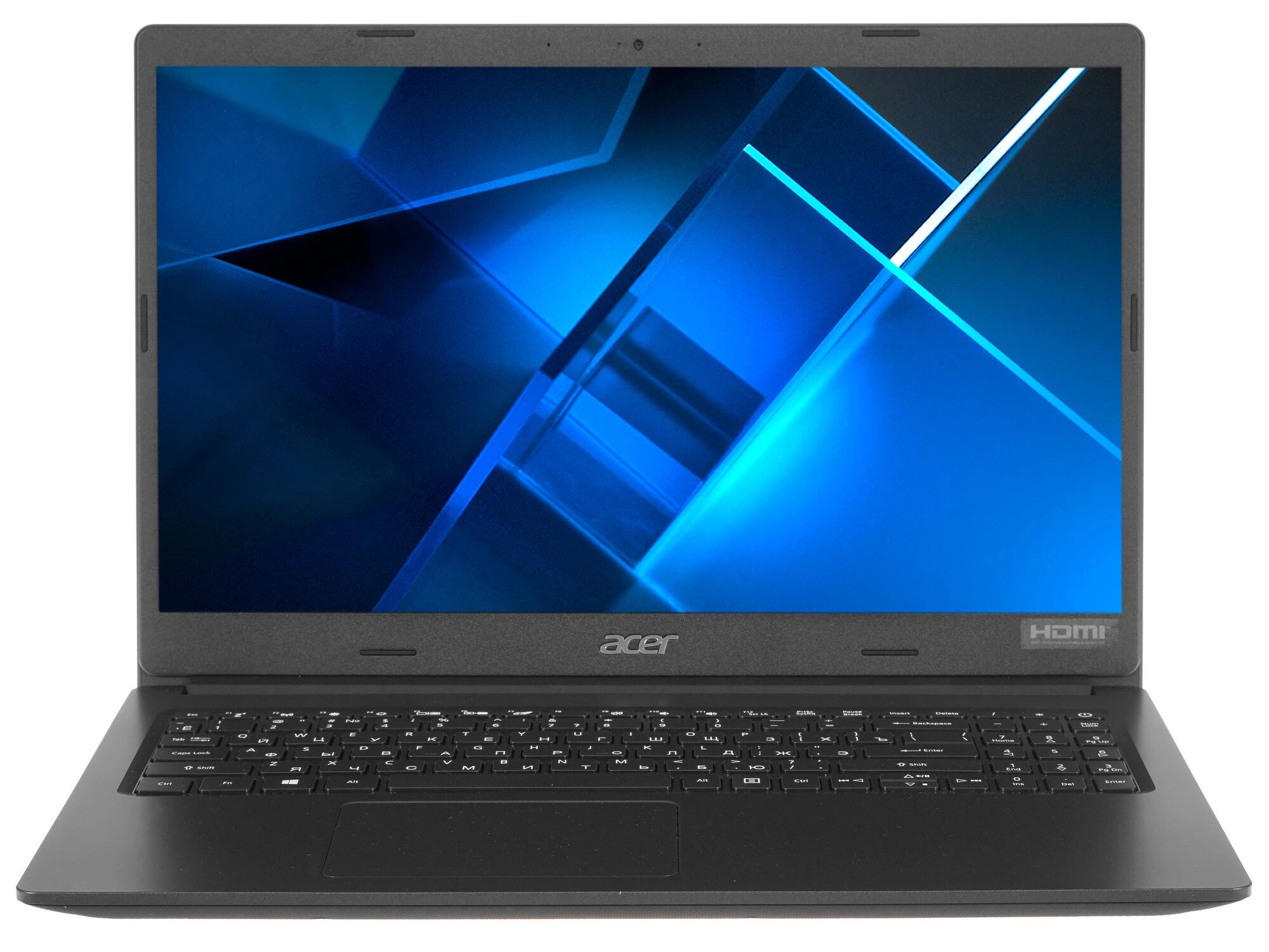 15.6" Ноутбук Acer Extensa 15 EX215-22-R0VC черный [английская/русская раскладка, 1920x1080, TN+film, AMD Ryzen 3 3250U, ядра: 2 х 2.6 ГГц, RAM 8 ГБ, SSD 256 ГБ, AMD Radeon Graphics, без ОС]