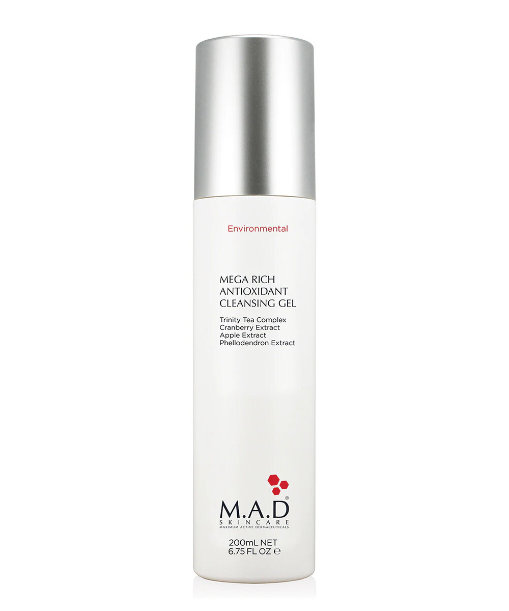 Mega Rich Antioxidant Cleansing Gel — Очищающий гель, обогащенный антиоксидантами, 200 мл. M.A.D skincare
