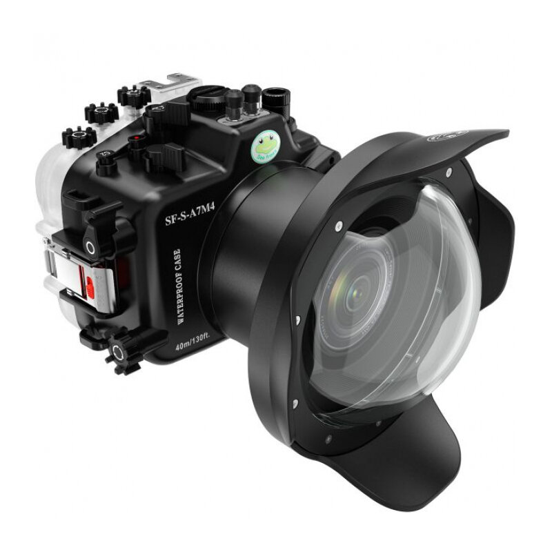 Sea Frogs A7 IV black + WDP155/100 T1 подводный бокс для Sony A7 IV с портом под объектив 12-24