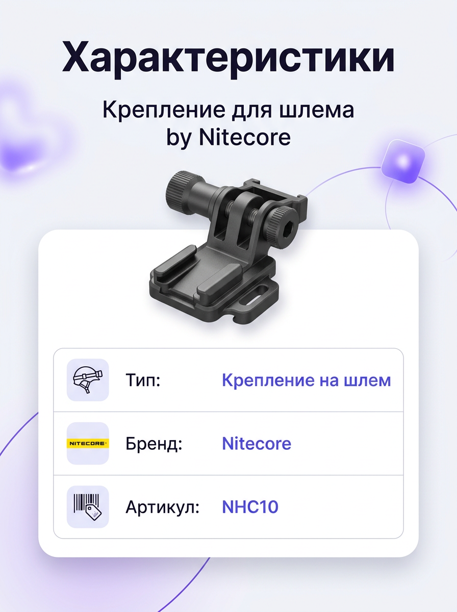 Крепление для шлема — фото 1