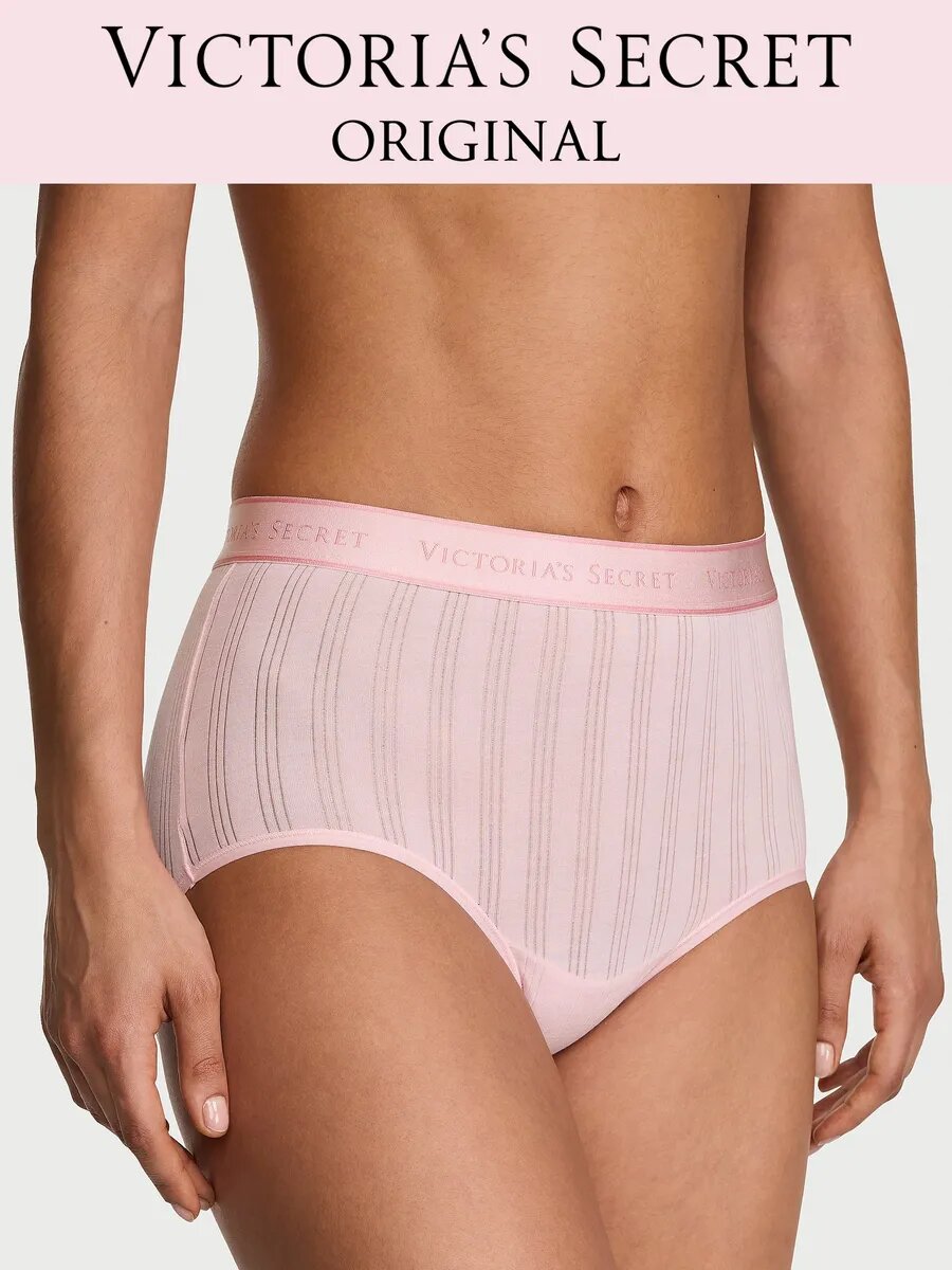 Трусы Victoria's Secret SoSoft Modal Ultra-Fine Logo Modern Brief Panty