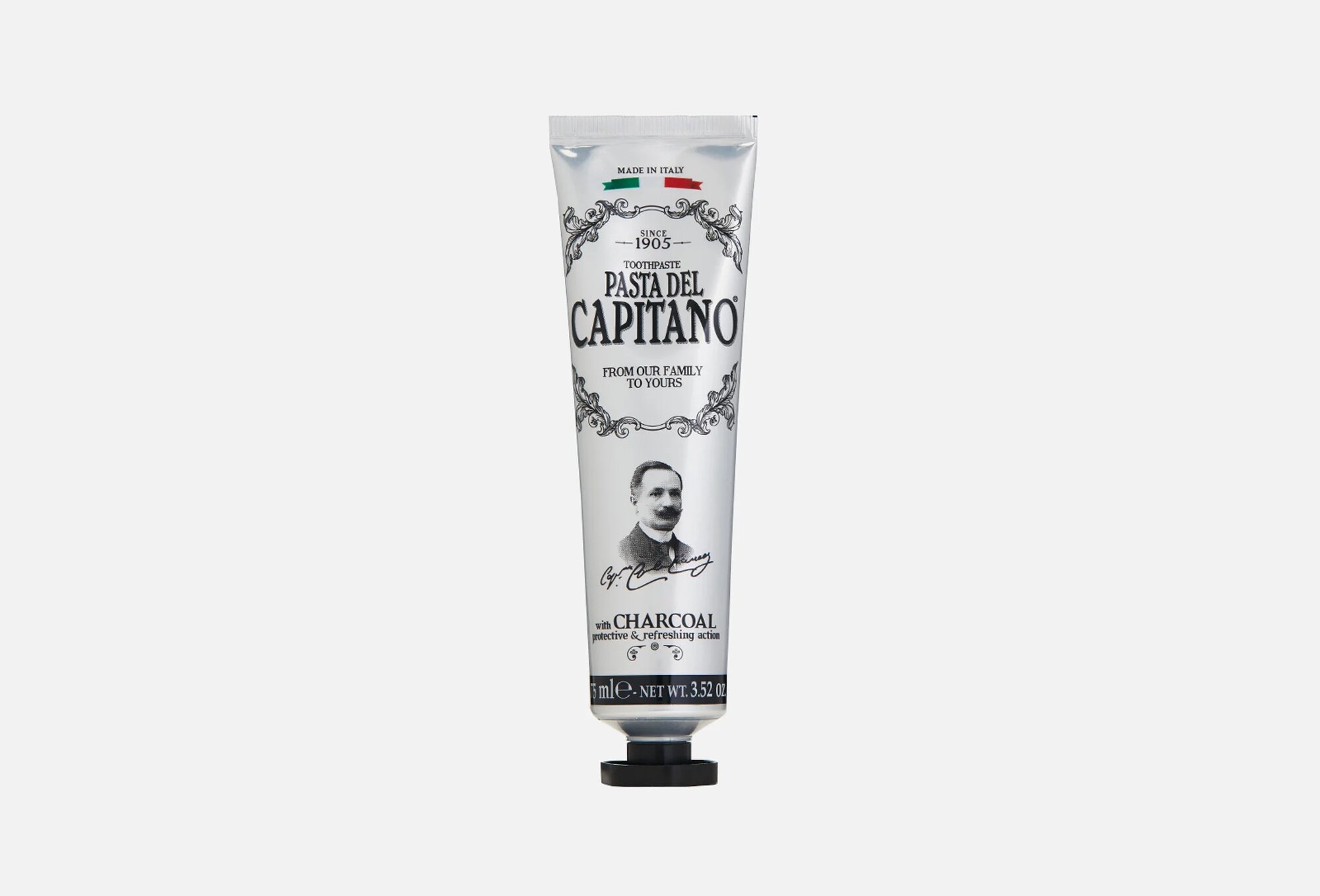 Pasta del Capitano Charcoal Зубная паста 75мл