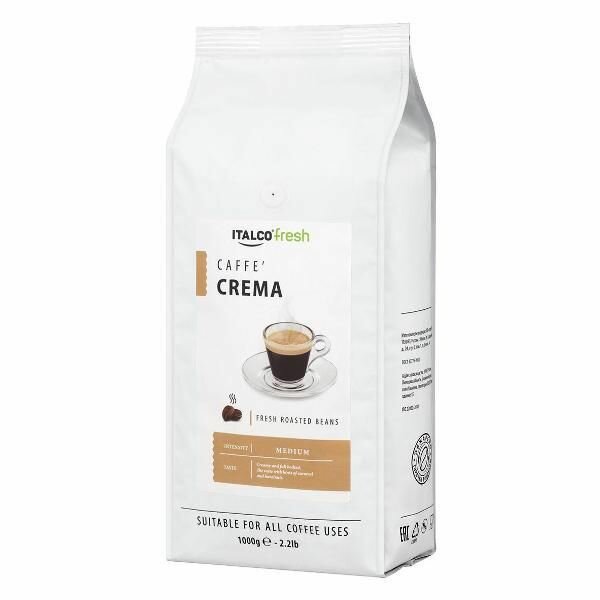 Кофе в зернах Italco Caffe' Crema 1кг