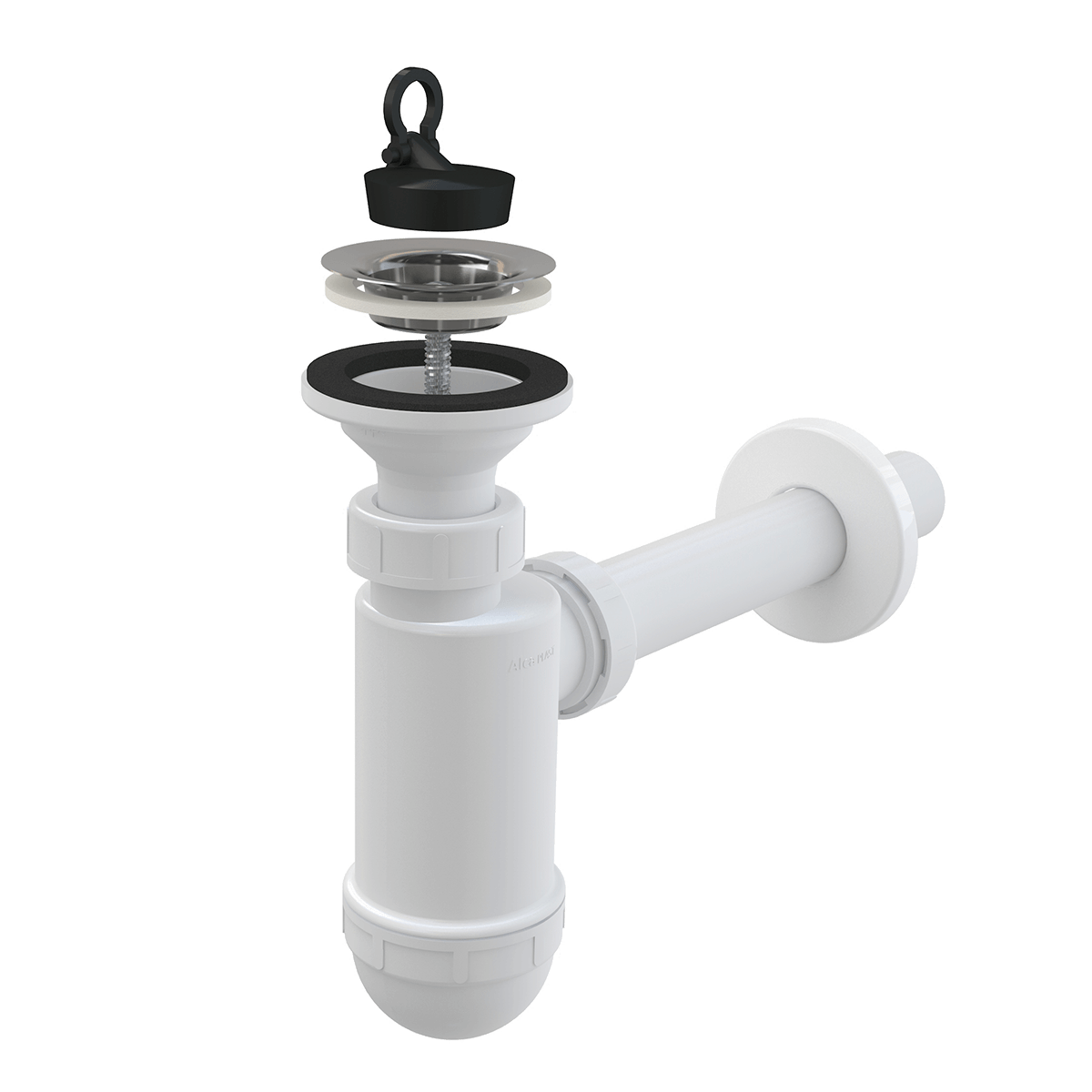 Сифон для раковины Alcaplast A410 цвет Хром