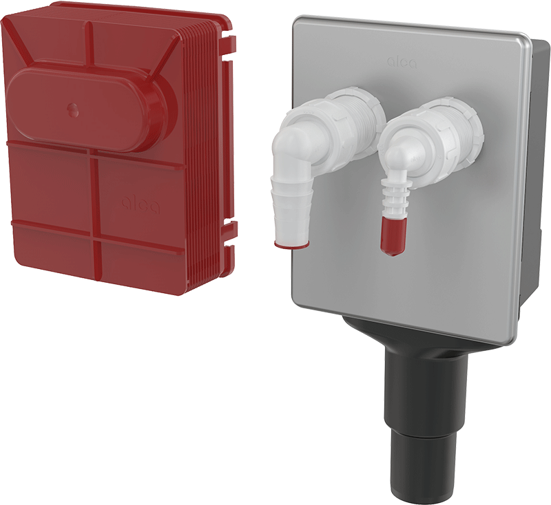 Сифон для стиральной машины Alcaplast APS6 цвет Нержавеющая сталь