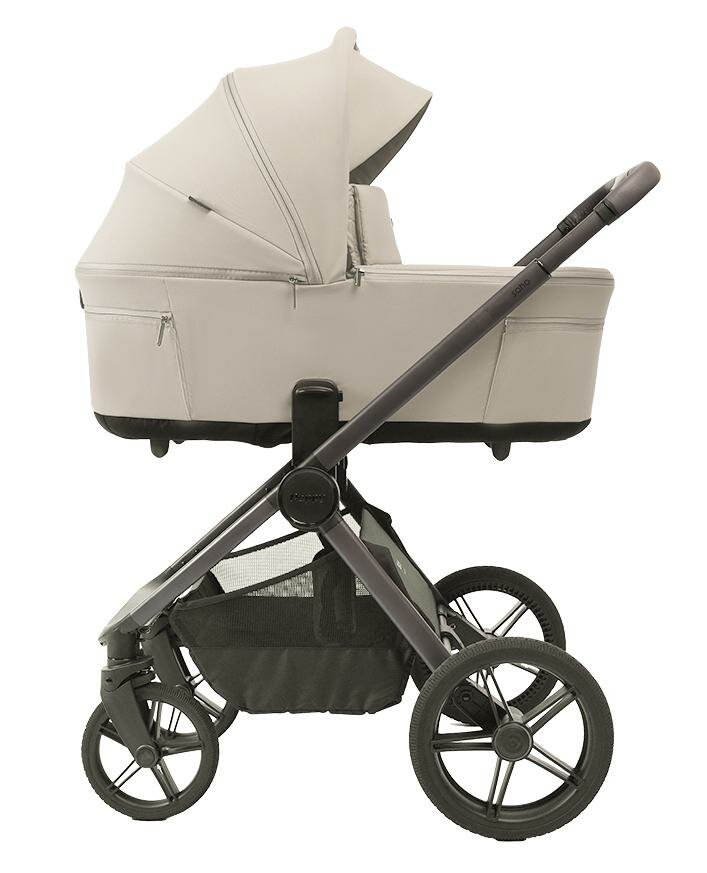 Коляска детская Peppy Soho 2 в 1 Taupe (бежевый), рама серо-бежевый
