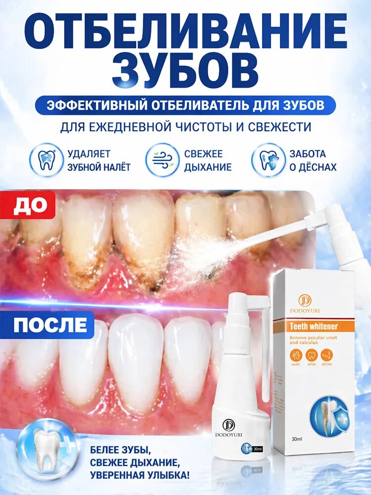 Зубной спрей для растворения зубного камня