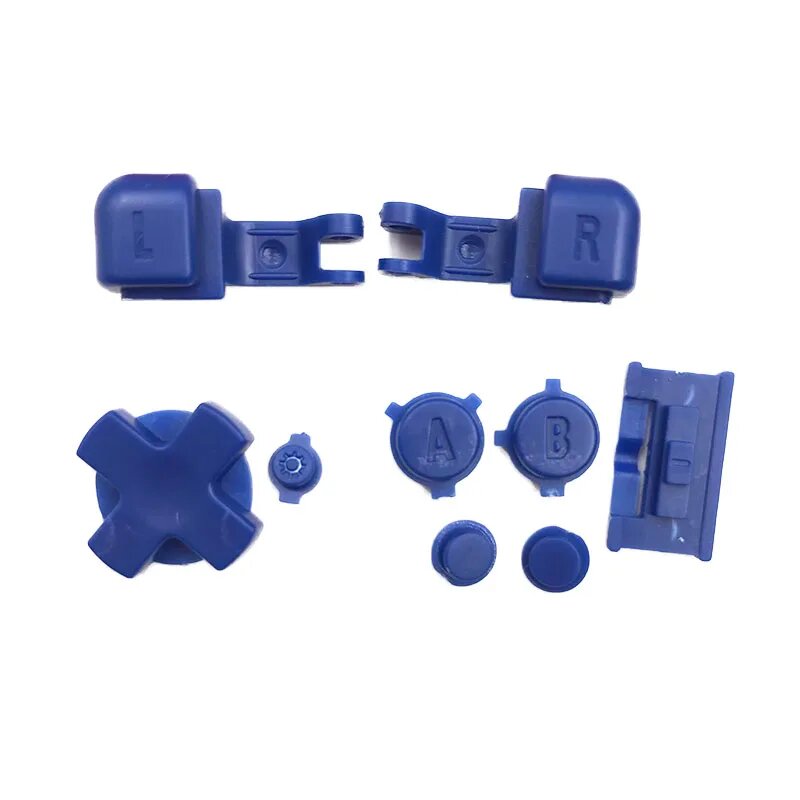 Комплект кнопок DANUGZONE для GameBoy Advance SP Синий, Dark Blue