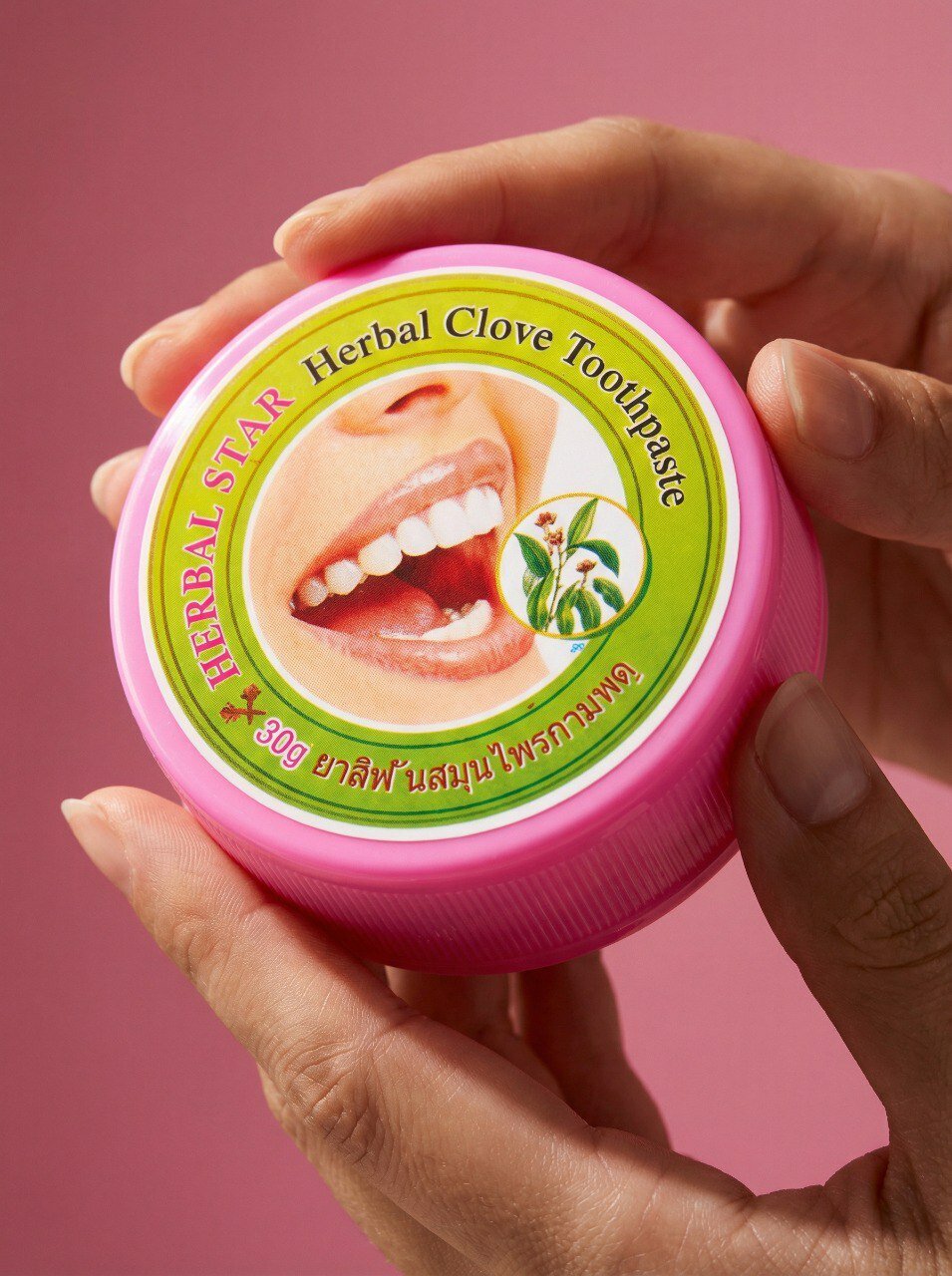 Тайская зубная паста Herbal Star с экстрактом гвоздики, 30 гр