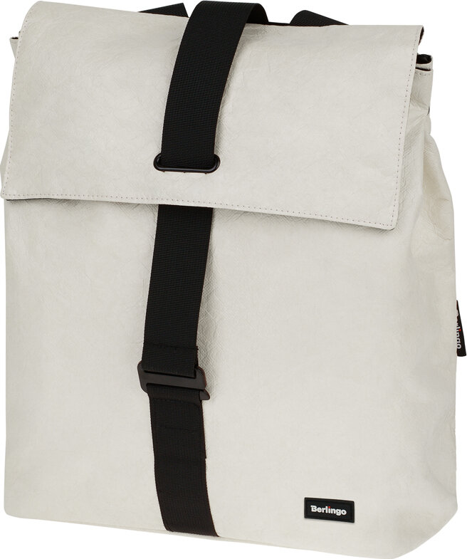 Рюкзак Berlingo Trends "Eco white" 36*28,5*13см, 1 отделение, тайвек
