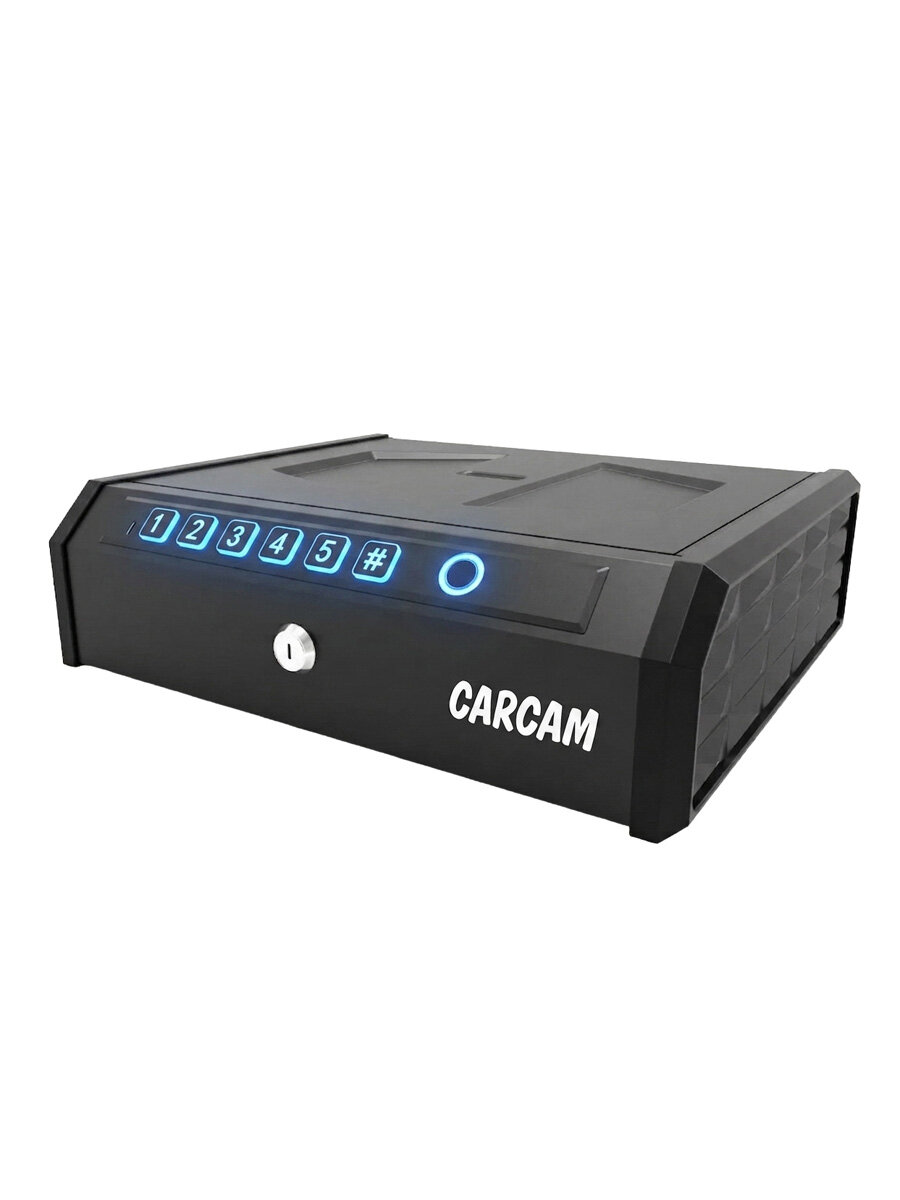 Электронный сейф со сканером отпечатка пальца CARCAM Smart Fingerprint Safe Box (CCK1-1) Black