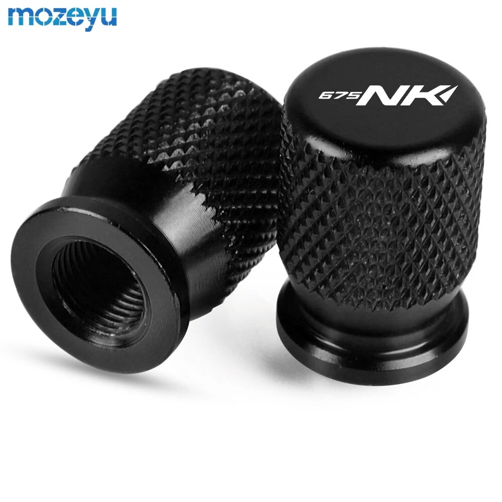 Для CFMOTO CF MOTO 675NK 2024 2025 2026 CF675NK NK 675 NK 675NK: Регулируемые Черный, TIRE VALVE CAP