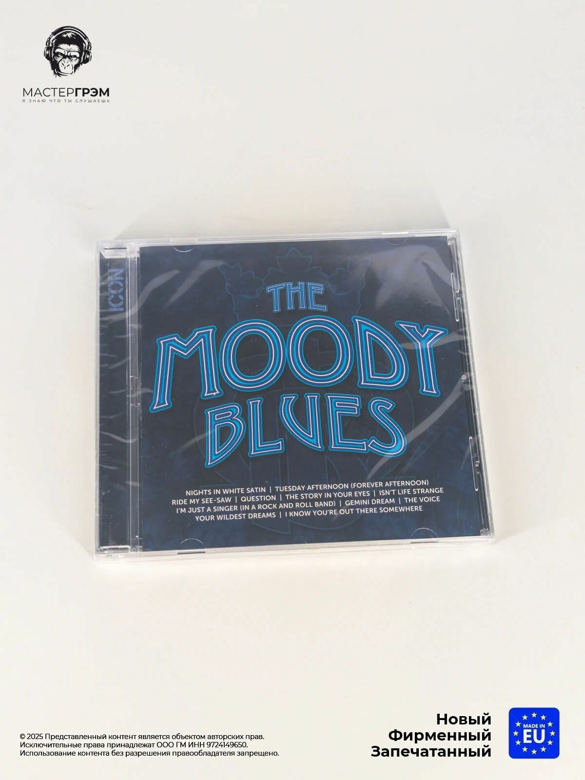 CD диск The Moody Blues - Icon (CD) 2011, Jewel Case