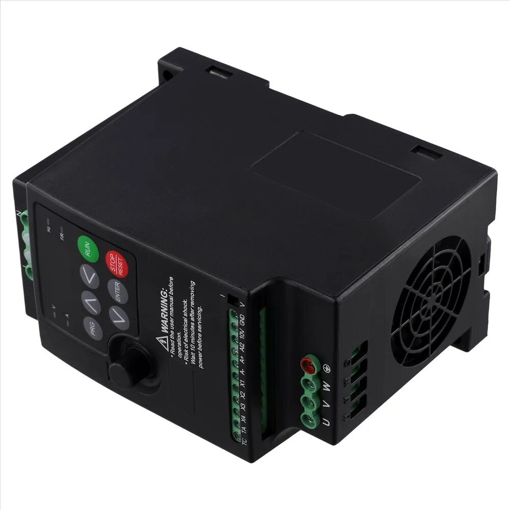 Универсальный Частотный Преобразователь 220V На 380V Однофазный Вход, Трехфазный Выход 2.2 КВт Регулятор Оборотов Двигателя