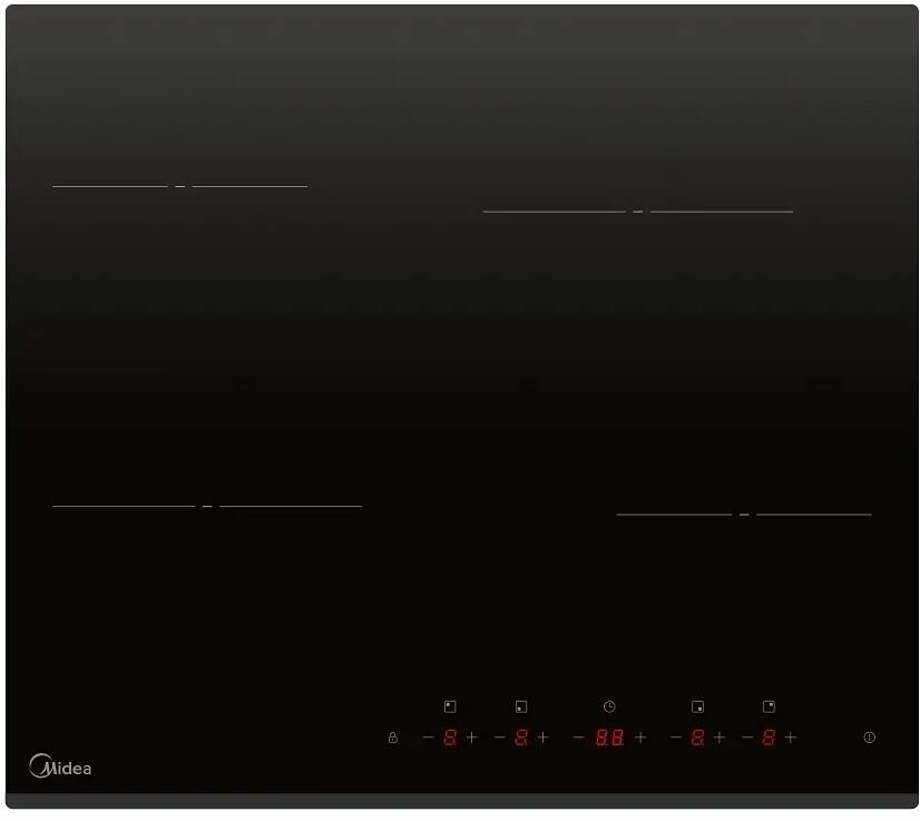 Варочная поверхность Midea MCH64203F черный