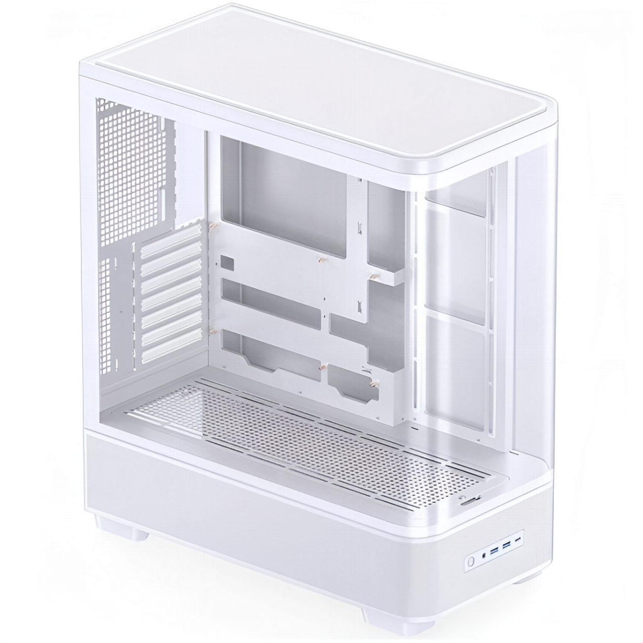 Корпус Midi-Tower JONSBO TK-5 TG, без Б. П, белый (TK-5 White)