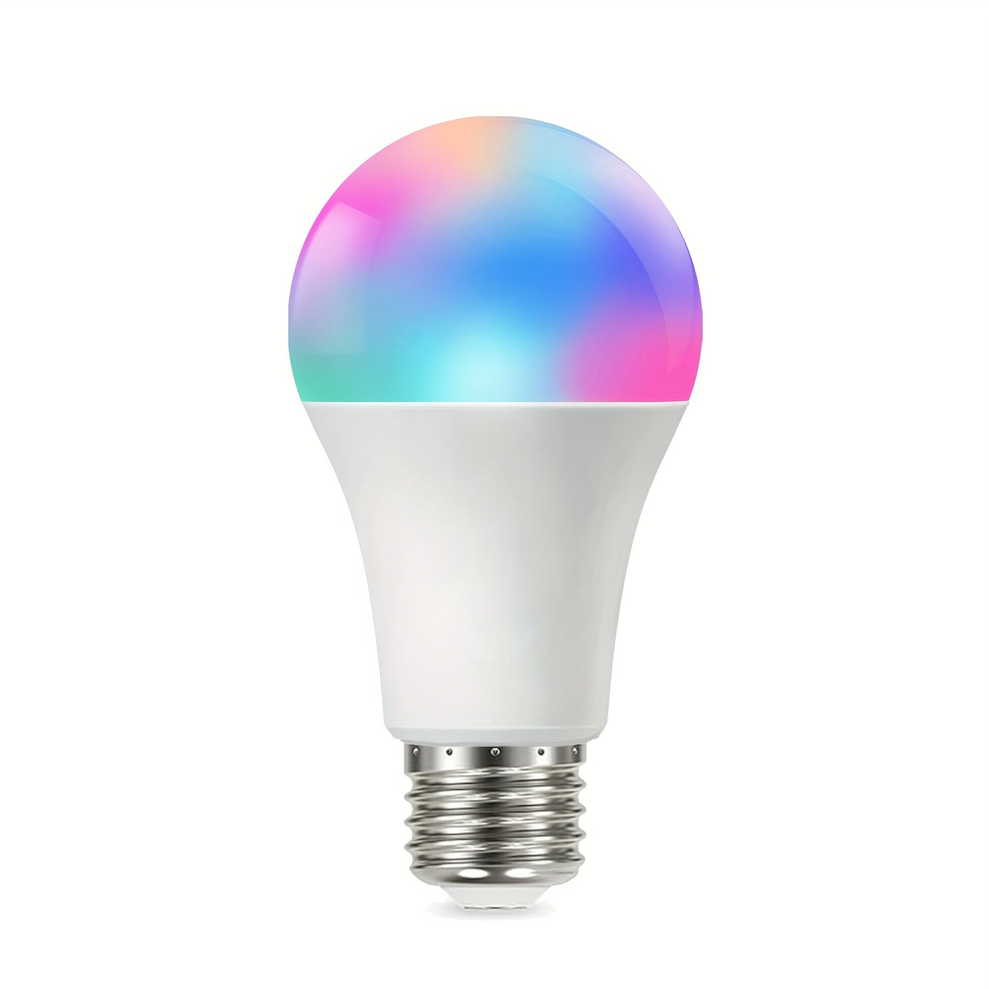 Умная лампочка A60 E27 9W, Wi-Fi, 2700-6500K, RGB 1600 млн цветов, совместимость с Alexa/Google/Smart Life, голосовое управление, синхронизация с музыкой, 1 шт.