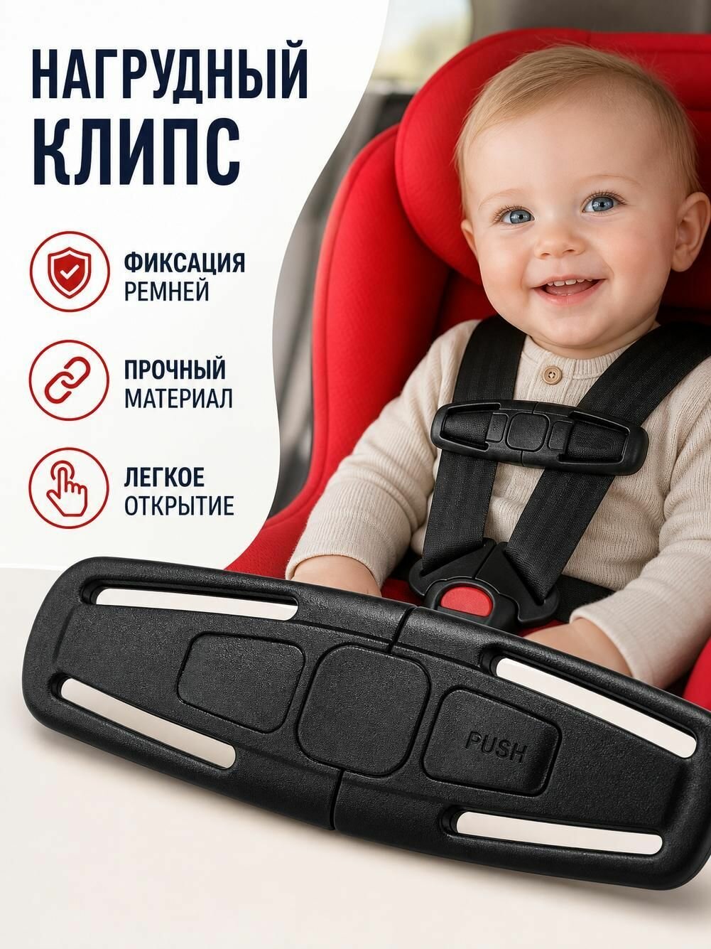 1 шт. пряжка детского ремня безопасности