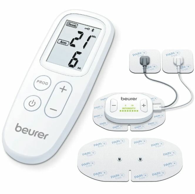 Миостимулятор Beurer EM70 Wireless 648.21, встроенный аккумулятор