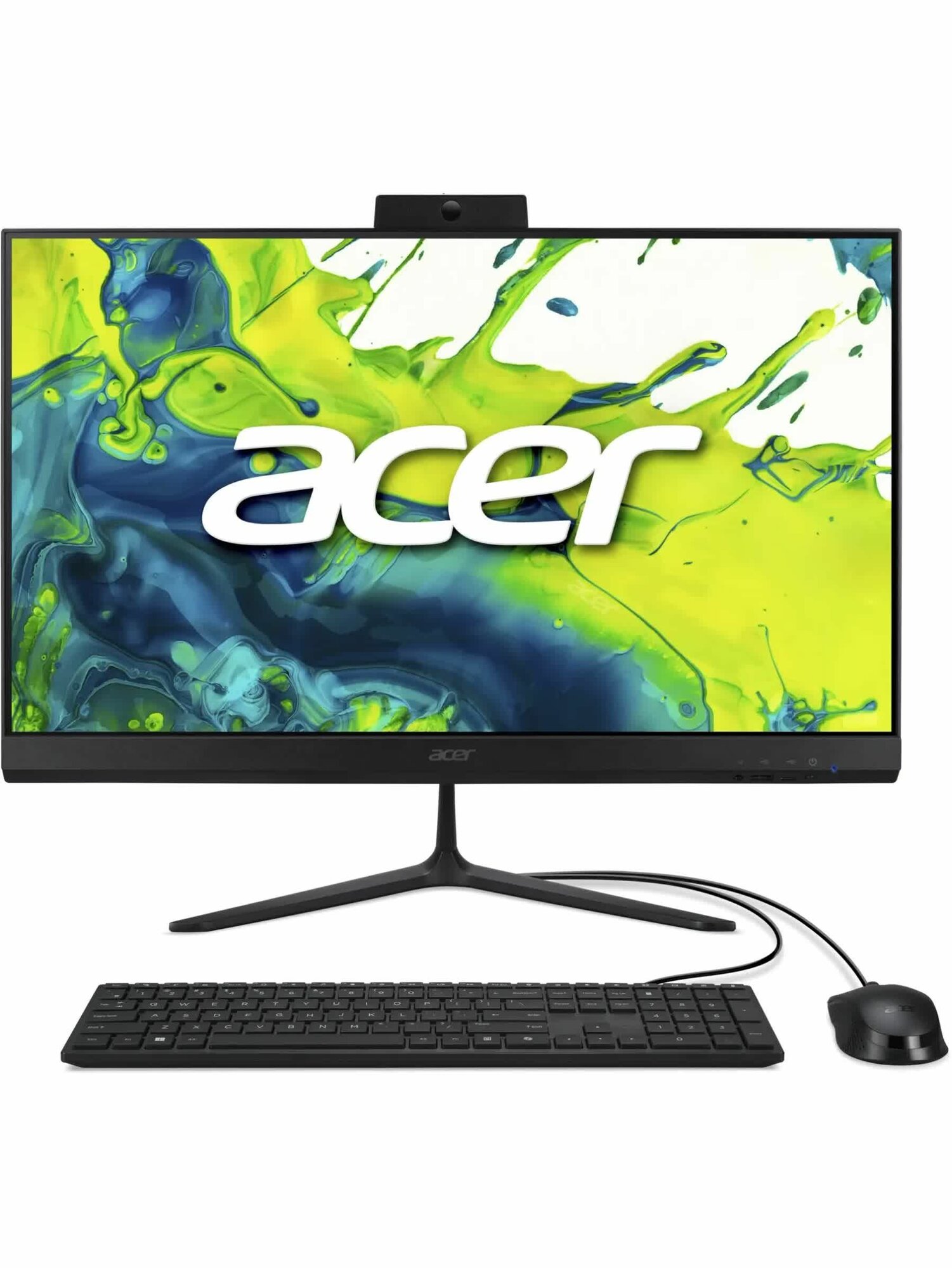 Моноблок Acer Aspire C24B черный 23.8" FHD, IPS, AMD Ryzen 7 350, 16GB/SSD 512GB, R860M, Win 11pro, к+м