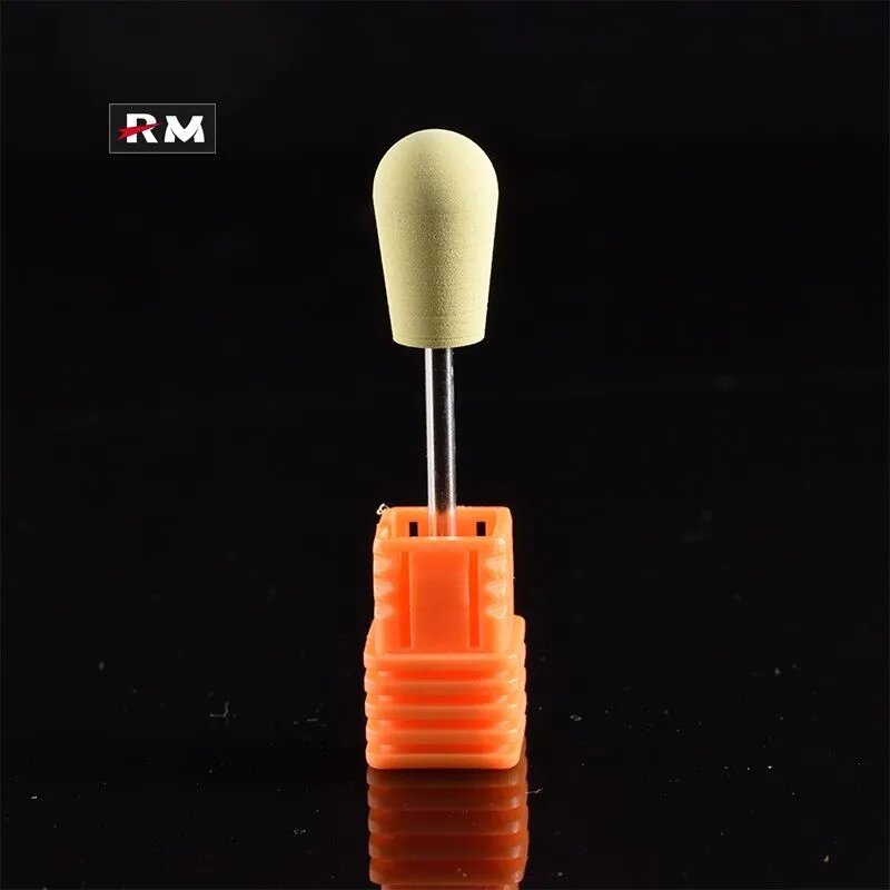 RM Фреза полировщиков силиконовых для маникюра и педикюра , диаметр 6mm/10mm, 1 шт, Экстра-мягкий, Мягкий, Средний, Экстра-жесткий