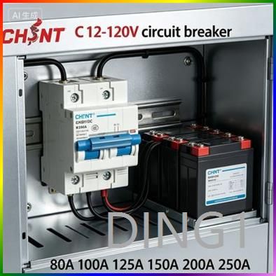 Автоматический выключатель постоянного тока CHCYZO RKB1/DC 2P DC12-120В, ток 80А 100А 125А 150А 200А 250А, для электровелосипеда, солнечных батарей