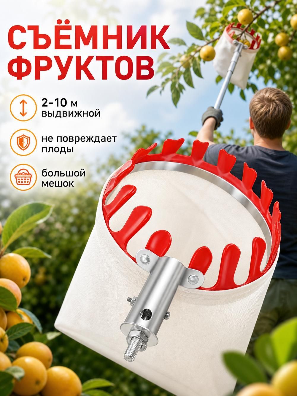 Плодосборник,15х15