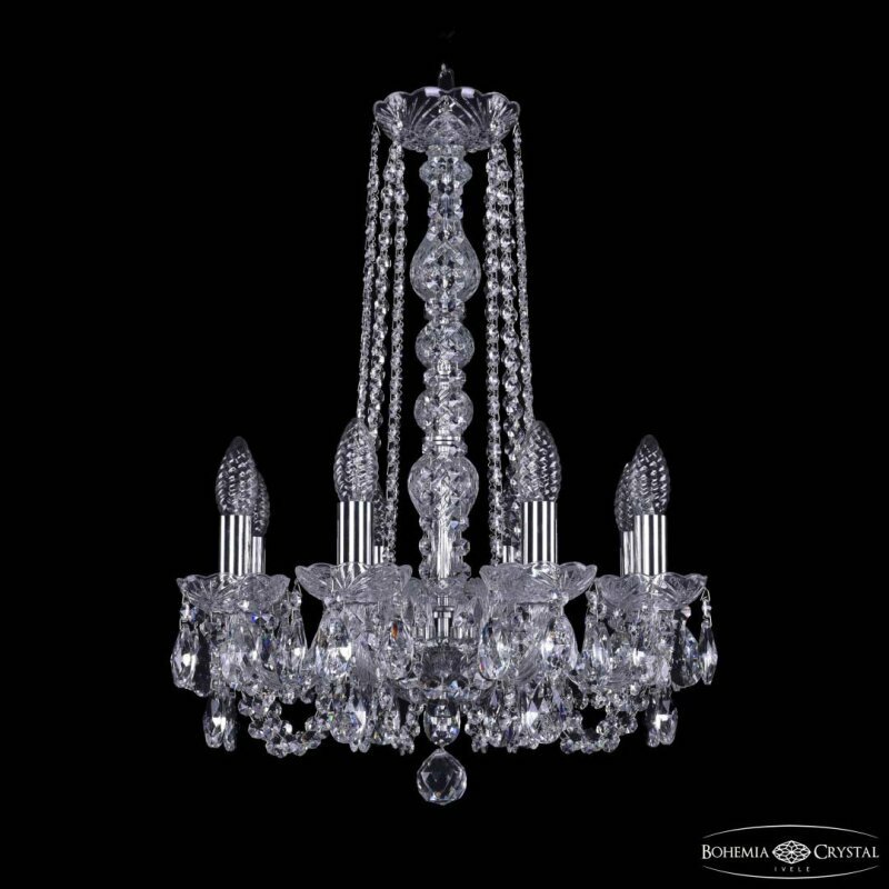 Подвесная люстра Bohemia Ivele Crystal 1402 1402/8/141/h-57 Ni