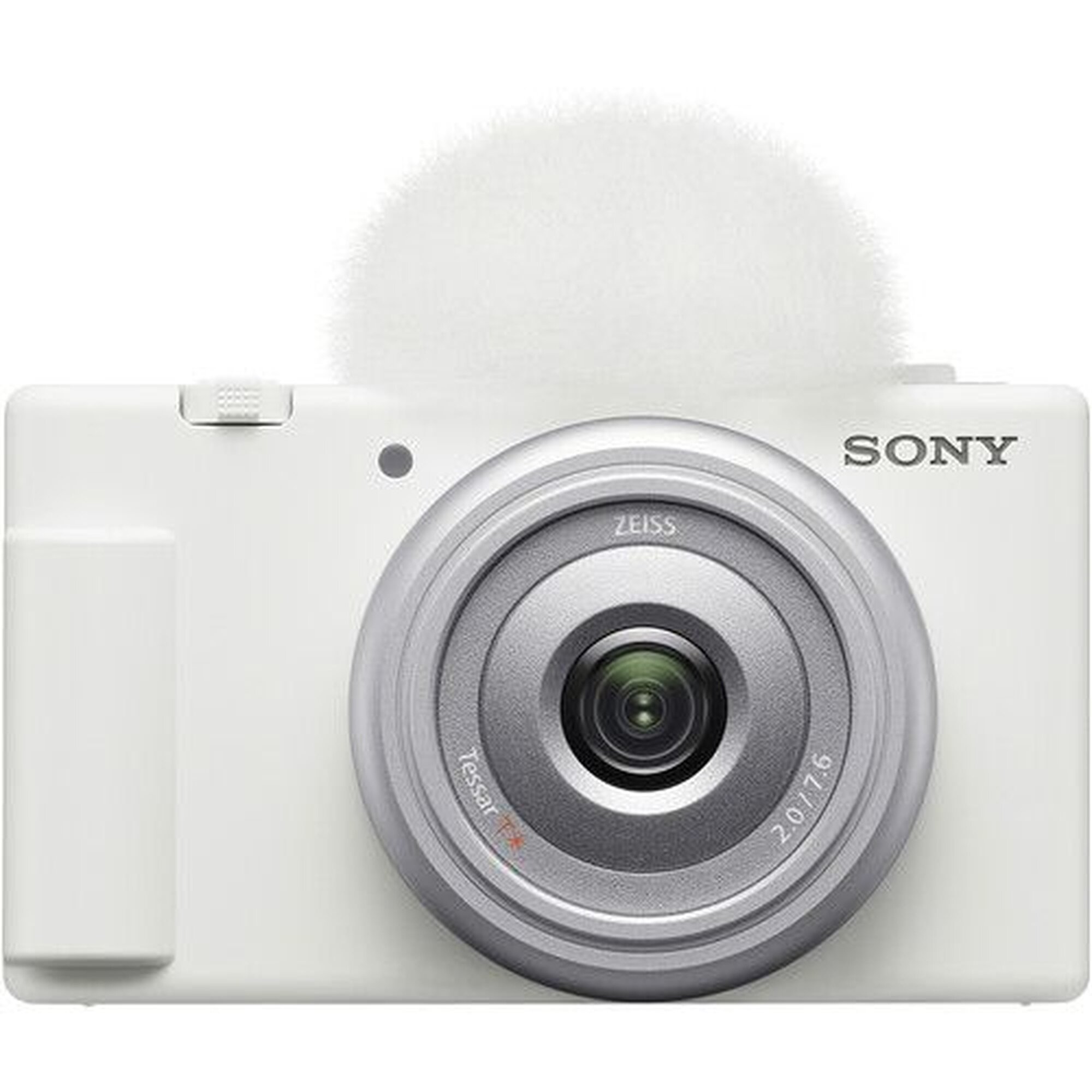 Фотоаппарат Sony ZV-1F, 20.1 Мп, 4K, с широкоугольным объективом белый