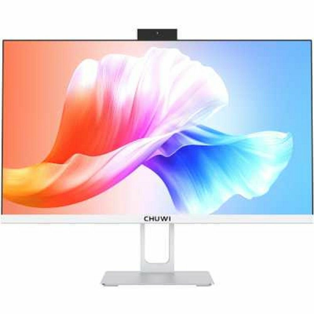 Chuwi Моноблок Unitech 24 HAS 23.8" CWI702R5P 1920x1080 IPS 100Hz AMD Ryzen 5 6600H 3.3Ghz 16384Mb 512PCISSDGb Int: AMD Radeon 660M Cam BT WiFi war 1y 4.15kg White+Silver Win11Pro