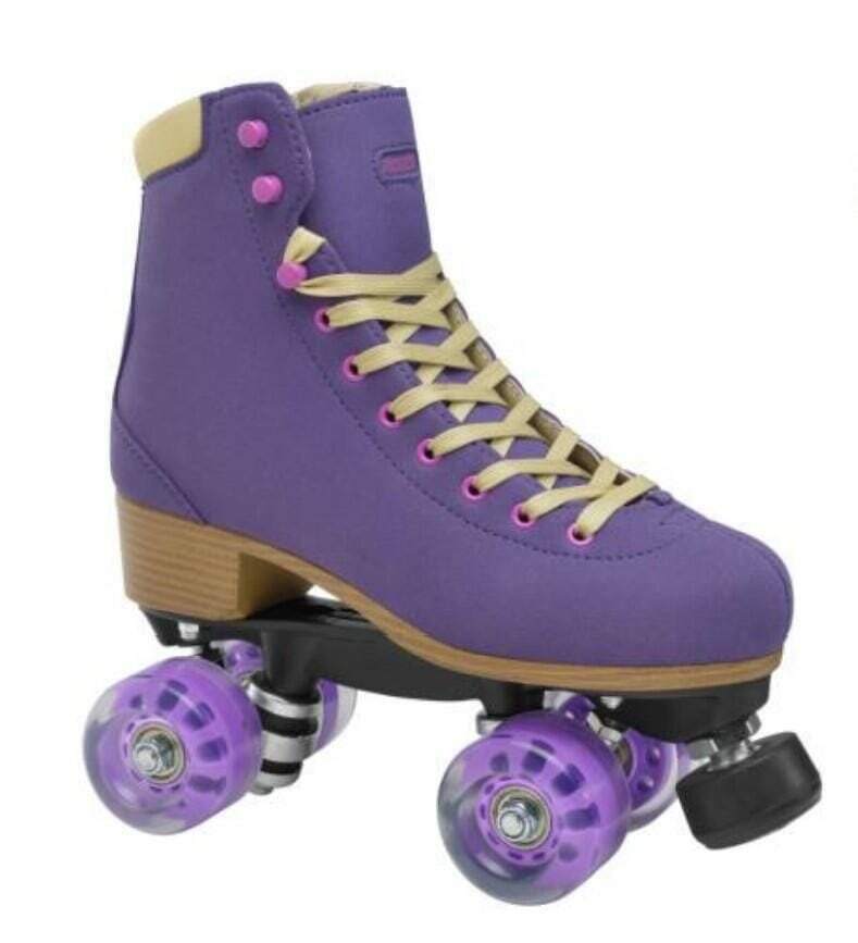 DECATHLON ролики Roces Piper, фиолетовый/коричневый, размер 39