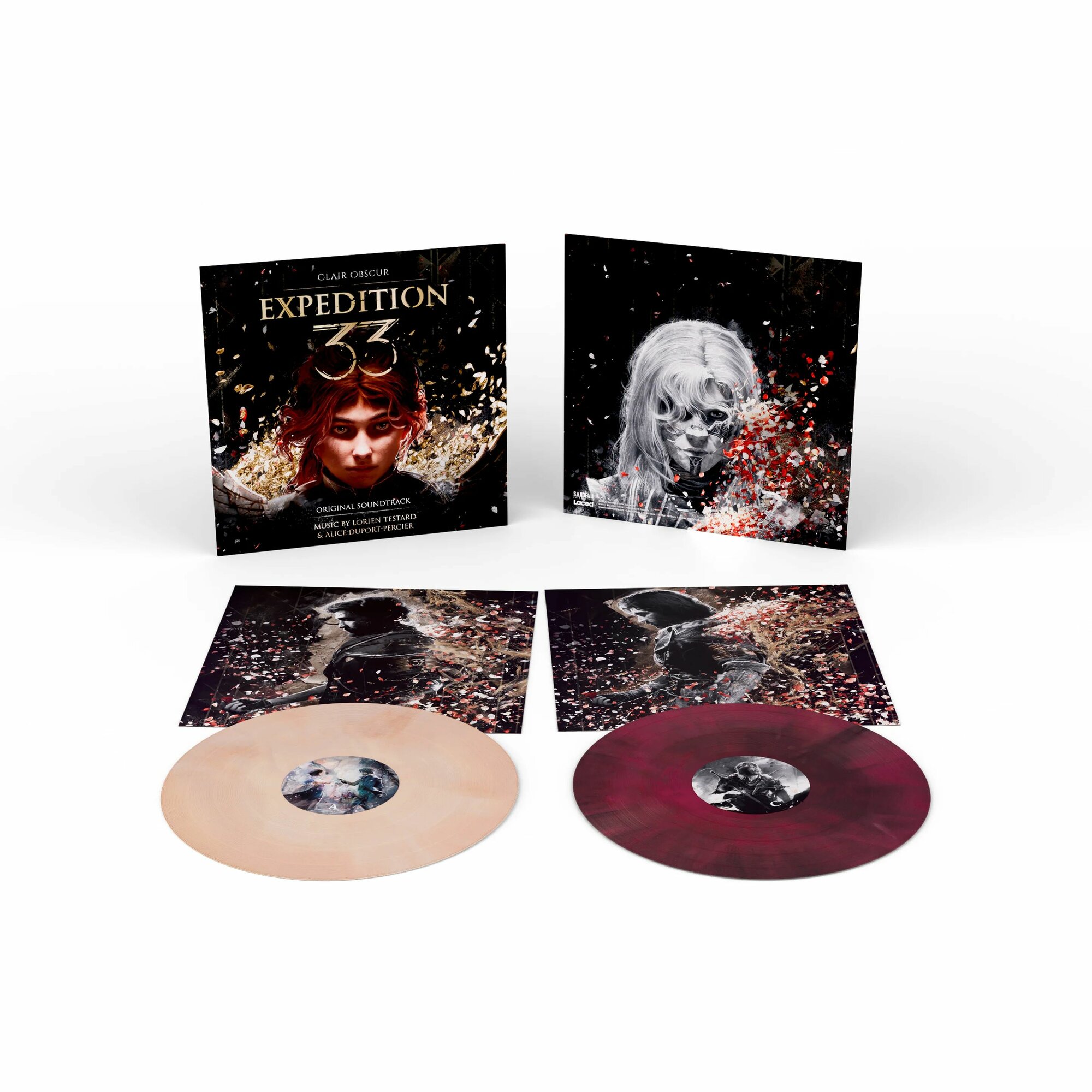 Clair Obscure: Expedition 33 OST (White-Brown Galaxy USA Limited Soundtrack) Цвет: Белая и Коричневая Галактика, Ультра-Редкая Виниловая Пластинка из США, Саундтрек от Lorien Testard