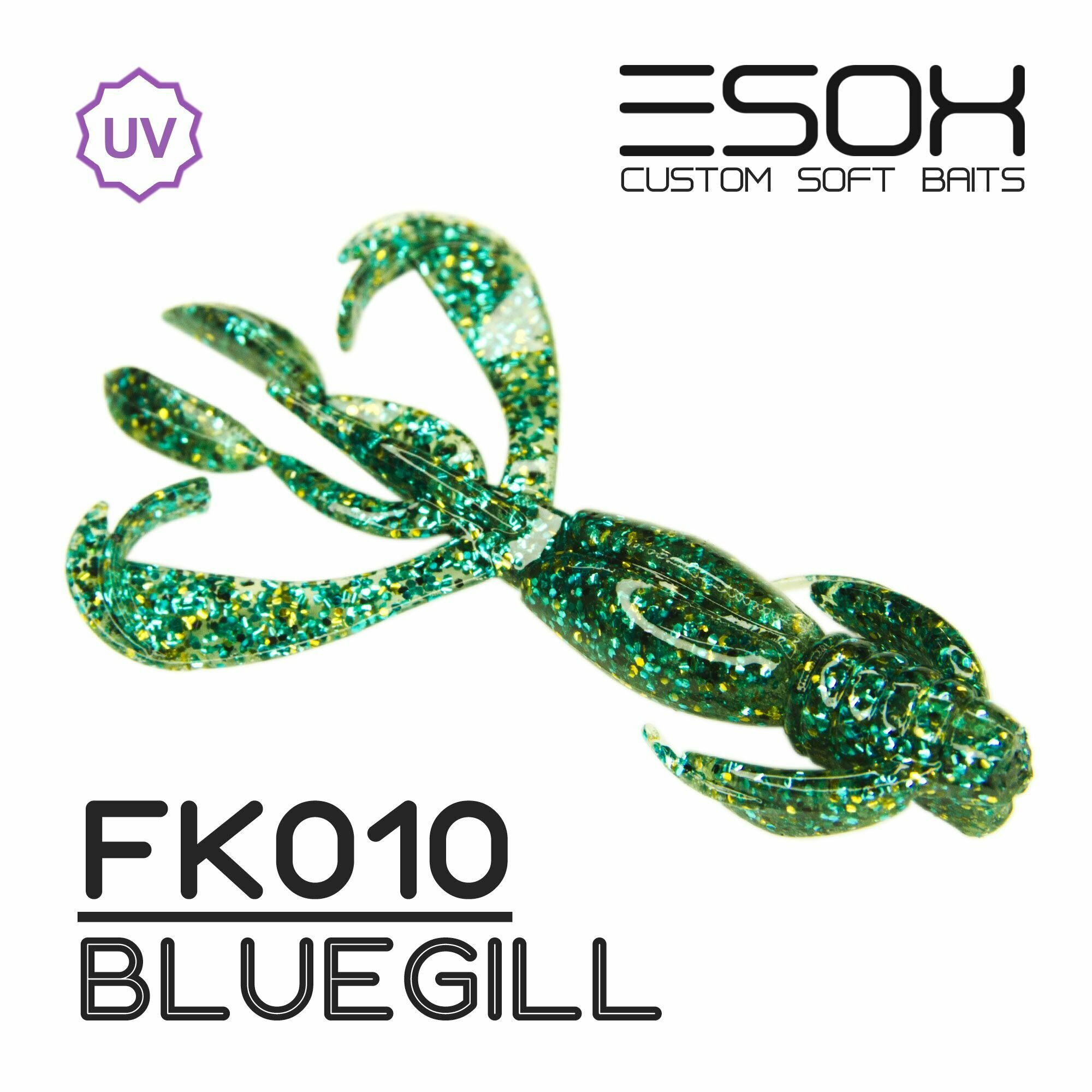 ESOX Flapper 2.8" (70мм) 6шт / Мягкая приманка для рыбалки