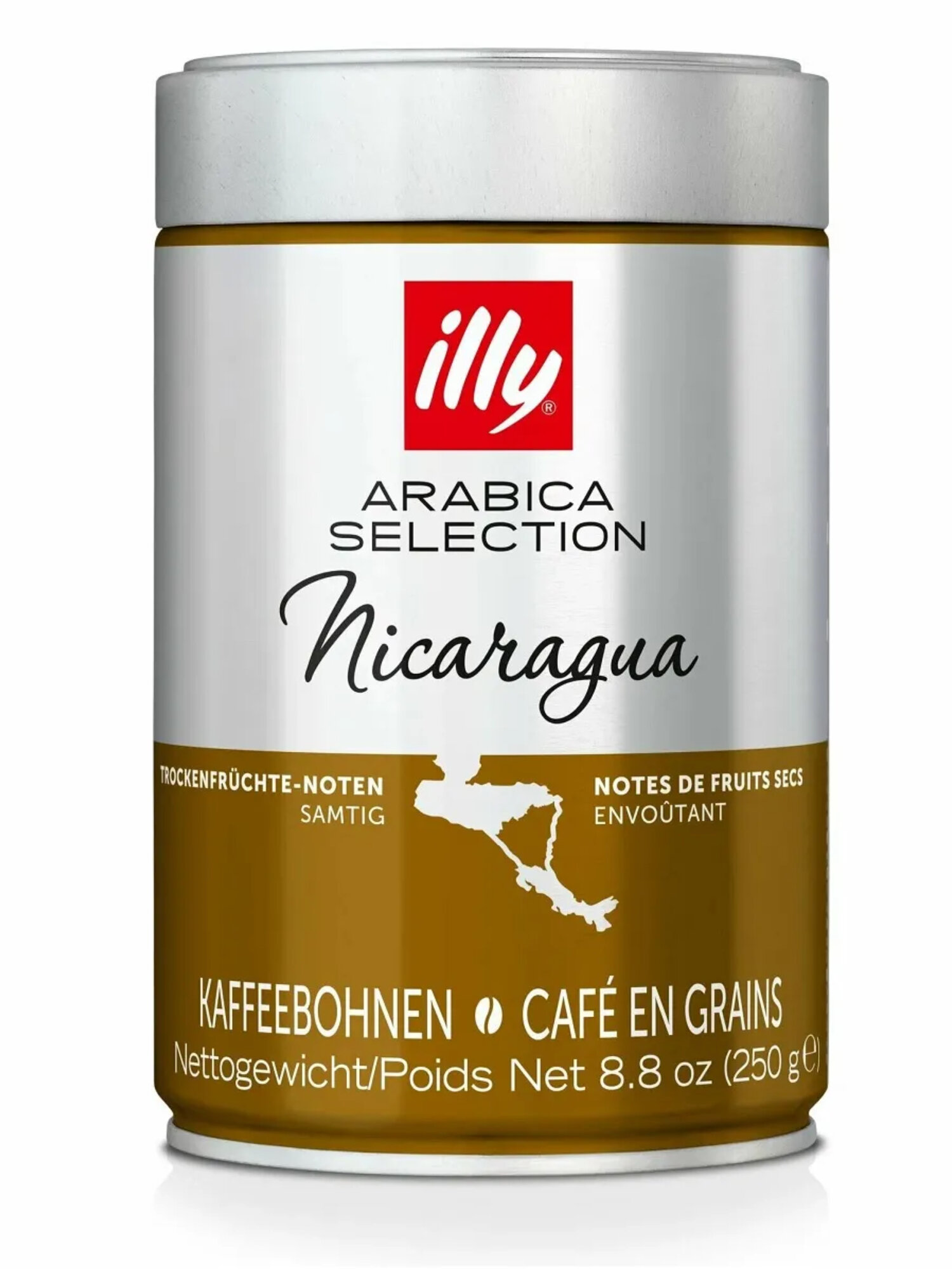 Illy Nicaragua Arabica Selection кофе в зернах жб 250 г