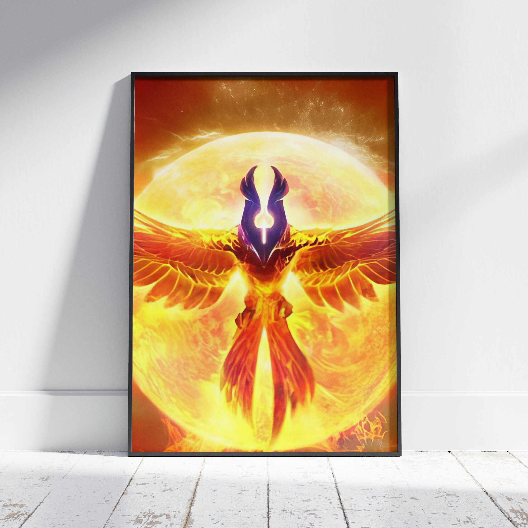 Плакат на стену для интерьера Dota 2 (Phoenix) - Постер по игре формата A3 (30х42 см)