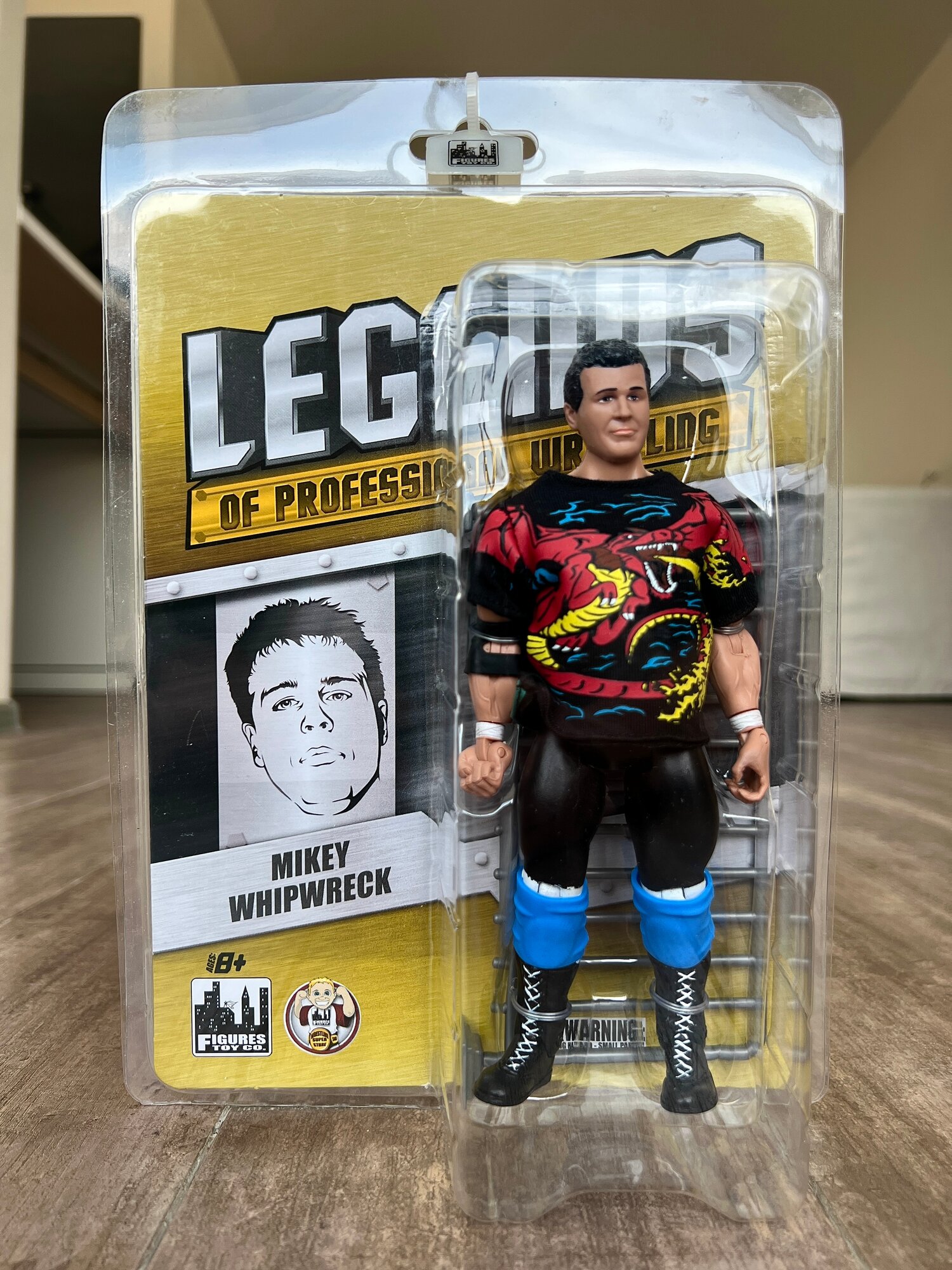 Фигурка Рестлер Mikey Whipwreck Legends of Professional Wrestling Figures Toy Company WWE Рестлинг Майки Уипрек Реслинг