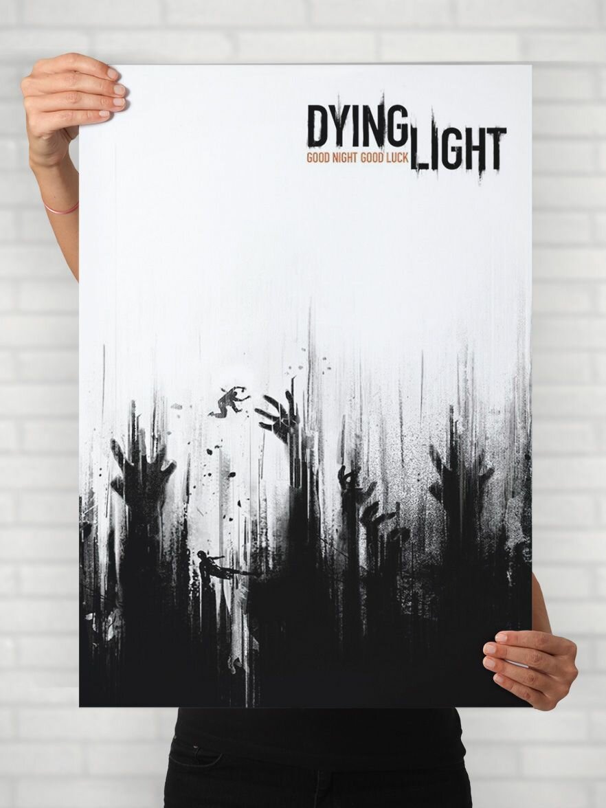 Плакат на стену для интерьера Дайн Лайт (Dying Light 16) - Постер по компьютерной игре формата A1 (61x84 см)