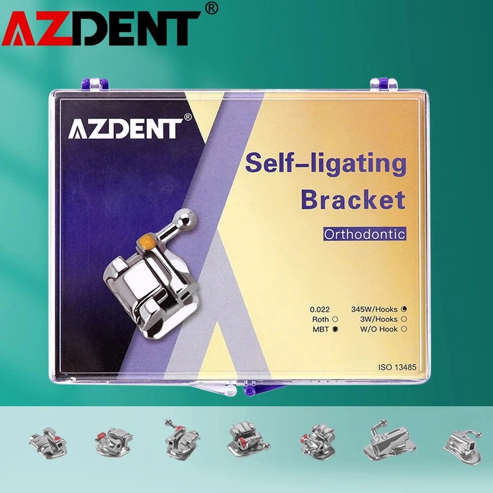 Ортодонтические брекеты AZDENT Roth.022 Hook 345