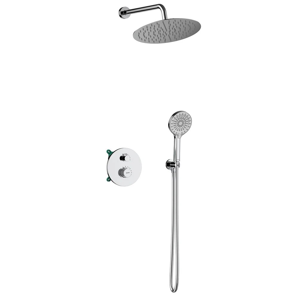 Смеситель Lemark LMF-8065B-C для душа термостатический, встраиваемый