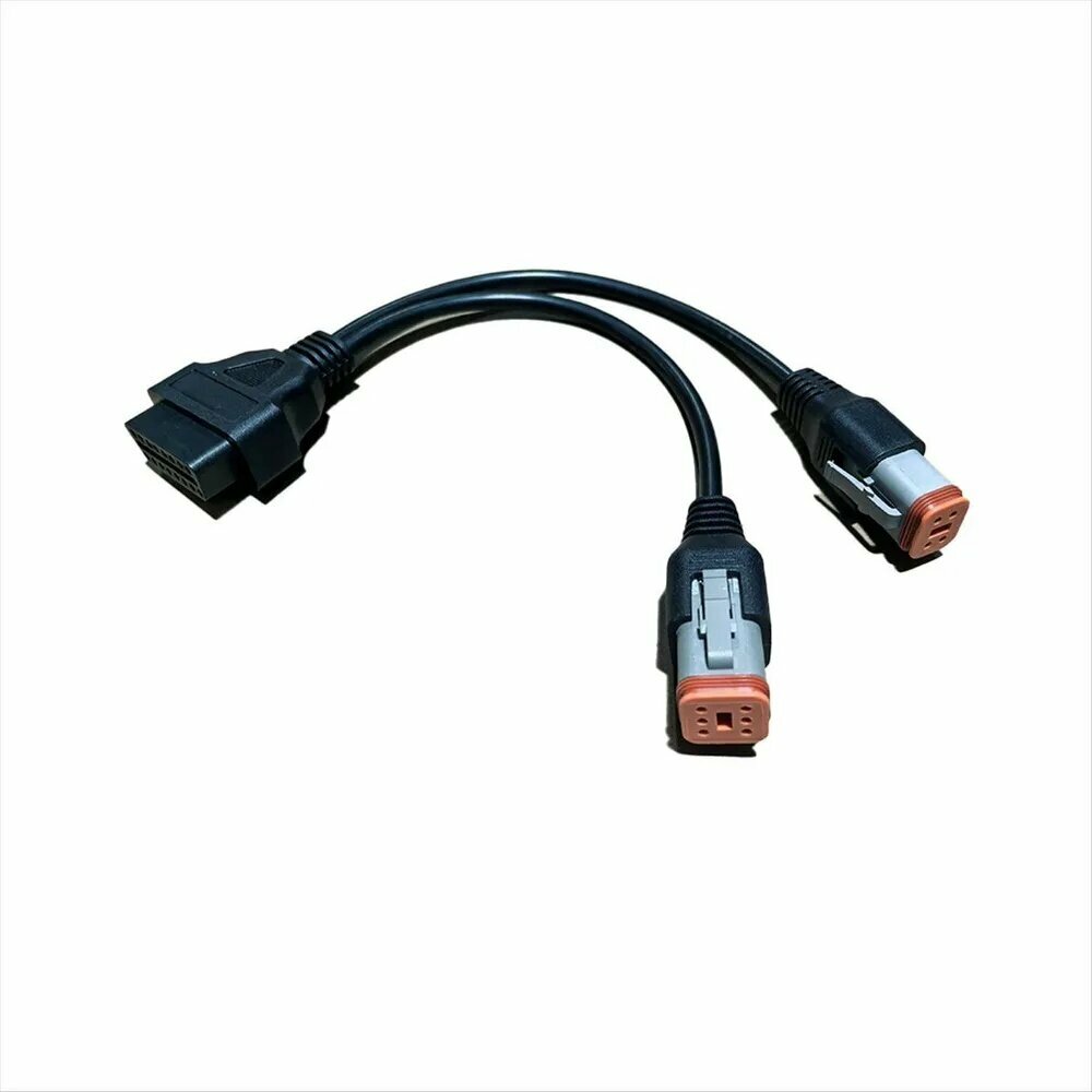 Адаптер OBD2 ELM327 для диагностического сканера OBD2 для мотоциклов Harley Davidson (6-контактный 4-контактный разъем)