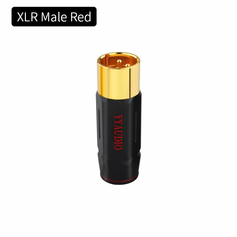 XLR Male Red разъем для пайки YYAUDIO