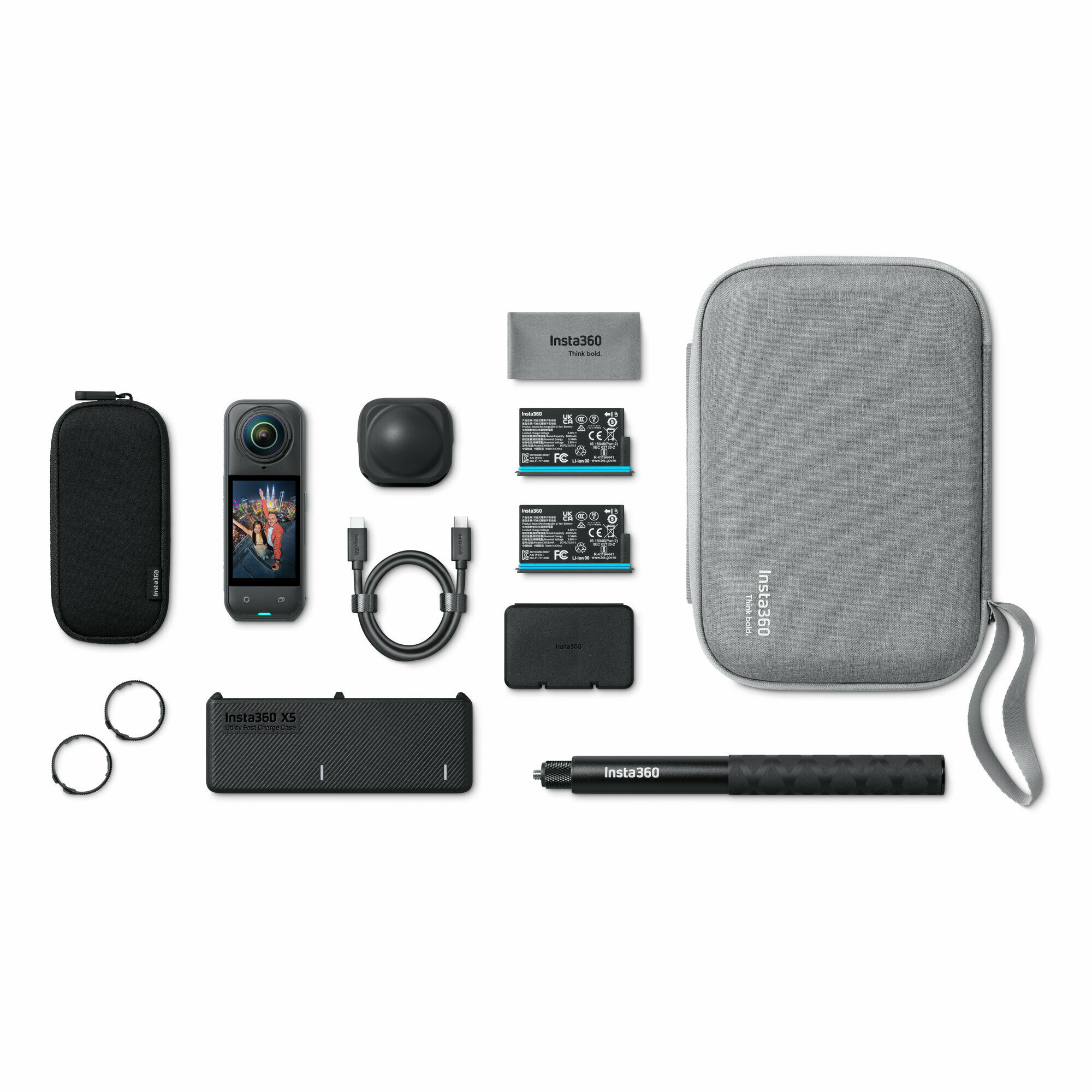 Экшн-камера Insta360 X5 Essentials Bundle
