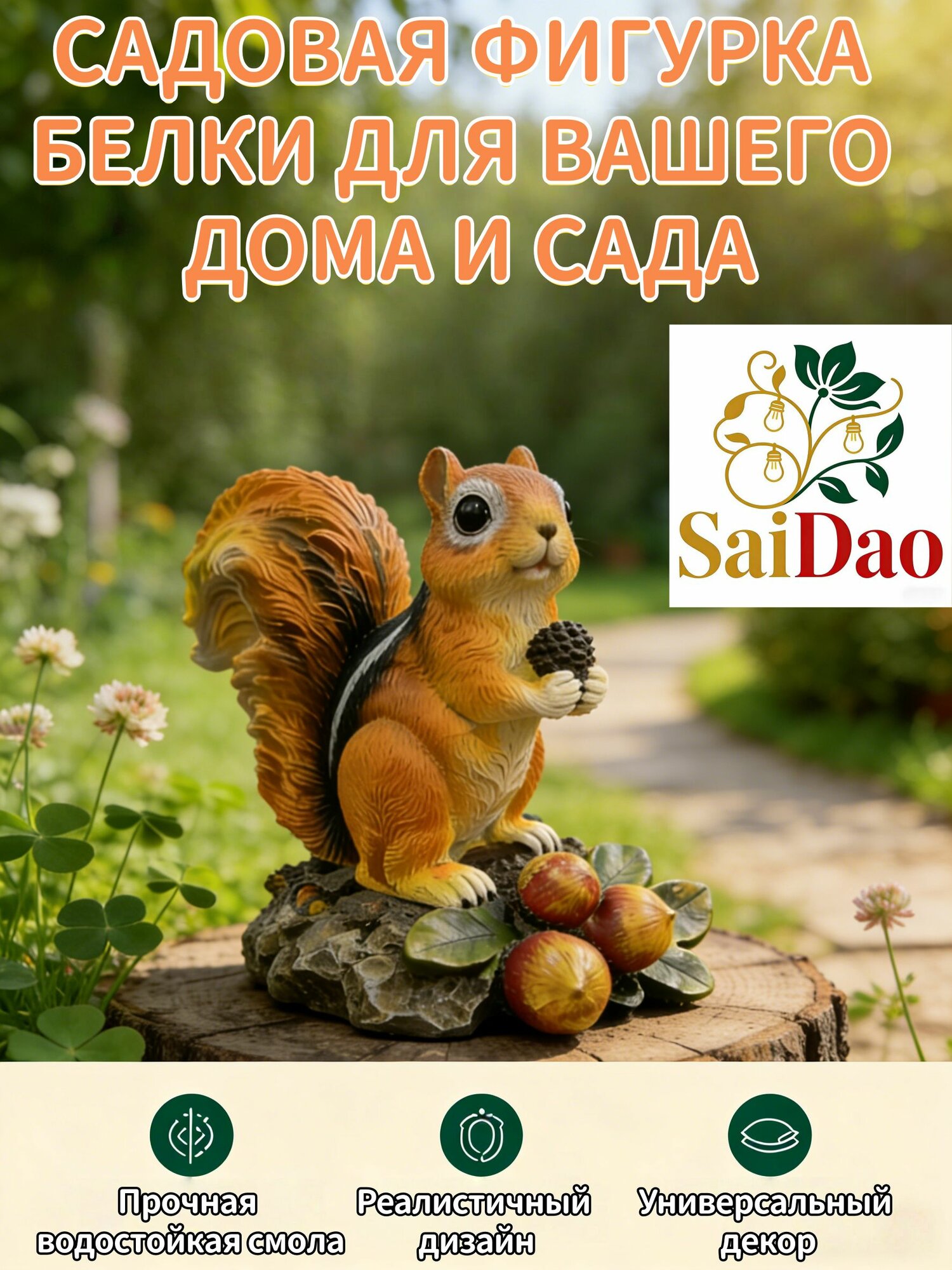 Фигурка садовая