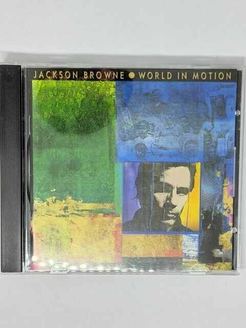 Музыкальный диск Jackson Browne-World In Motion (CD, USA) '89 MINT