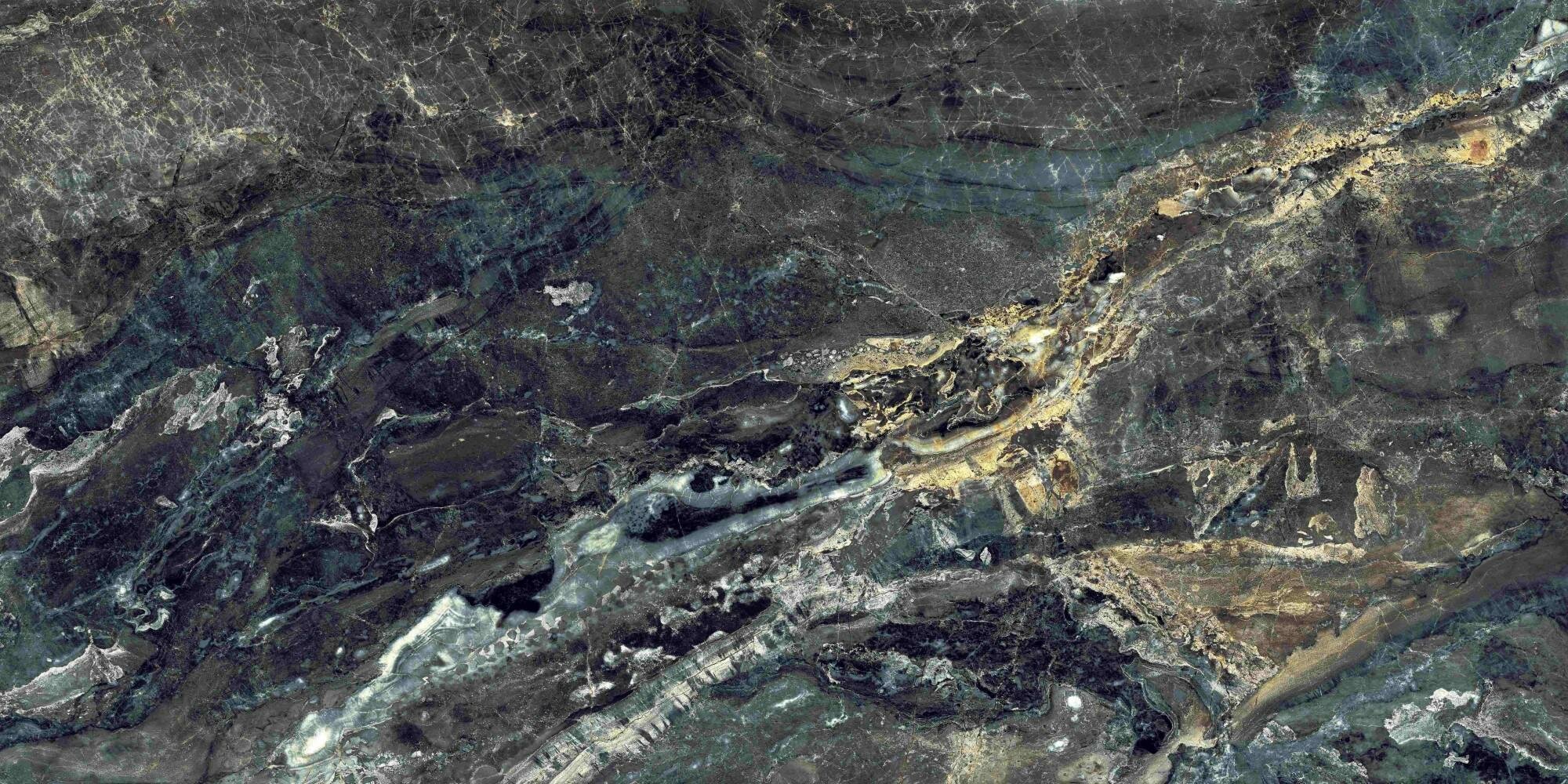 Керамогранит Realistik Breche Графит полированная 60x120 см