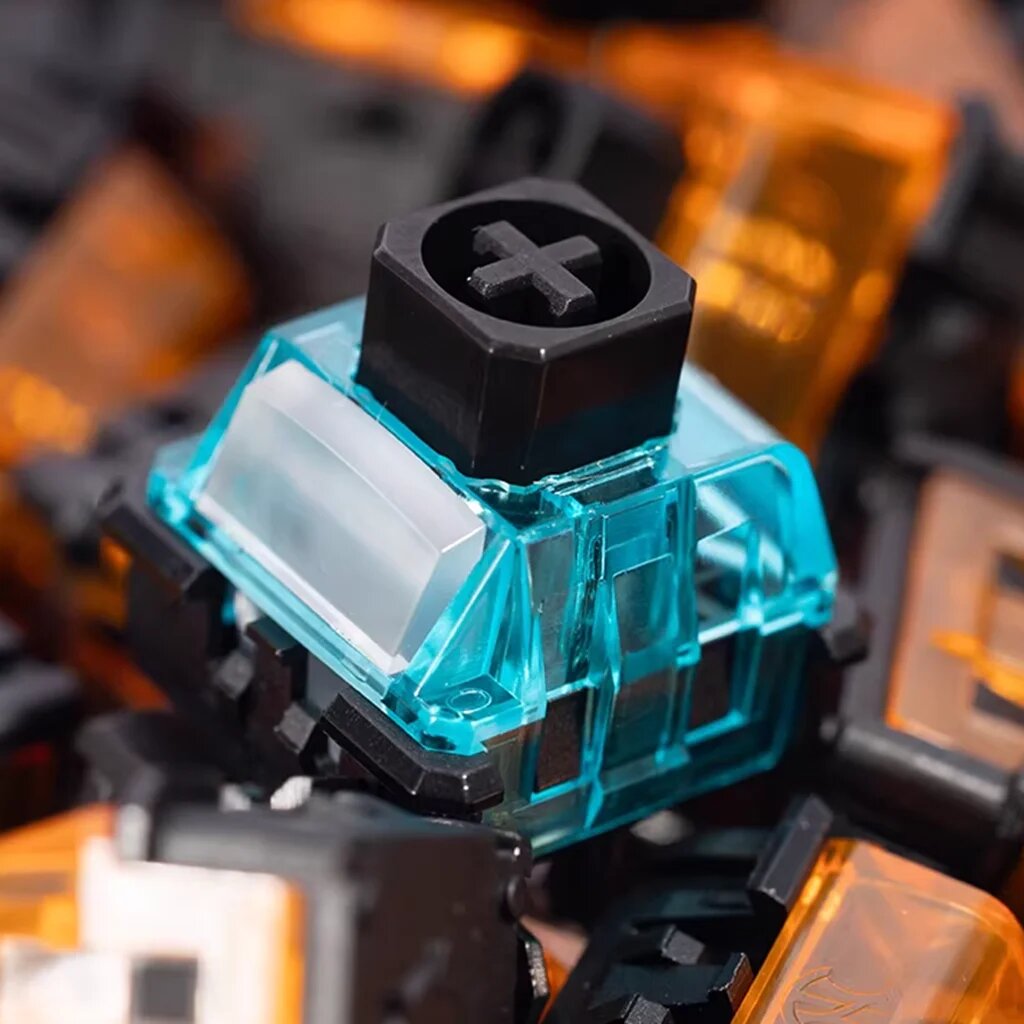 Kailh OFF STUDIO TNT Six Realms Magnetic HIFI Silent Pro Синий, 90 PCS, Six Realms Silent